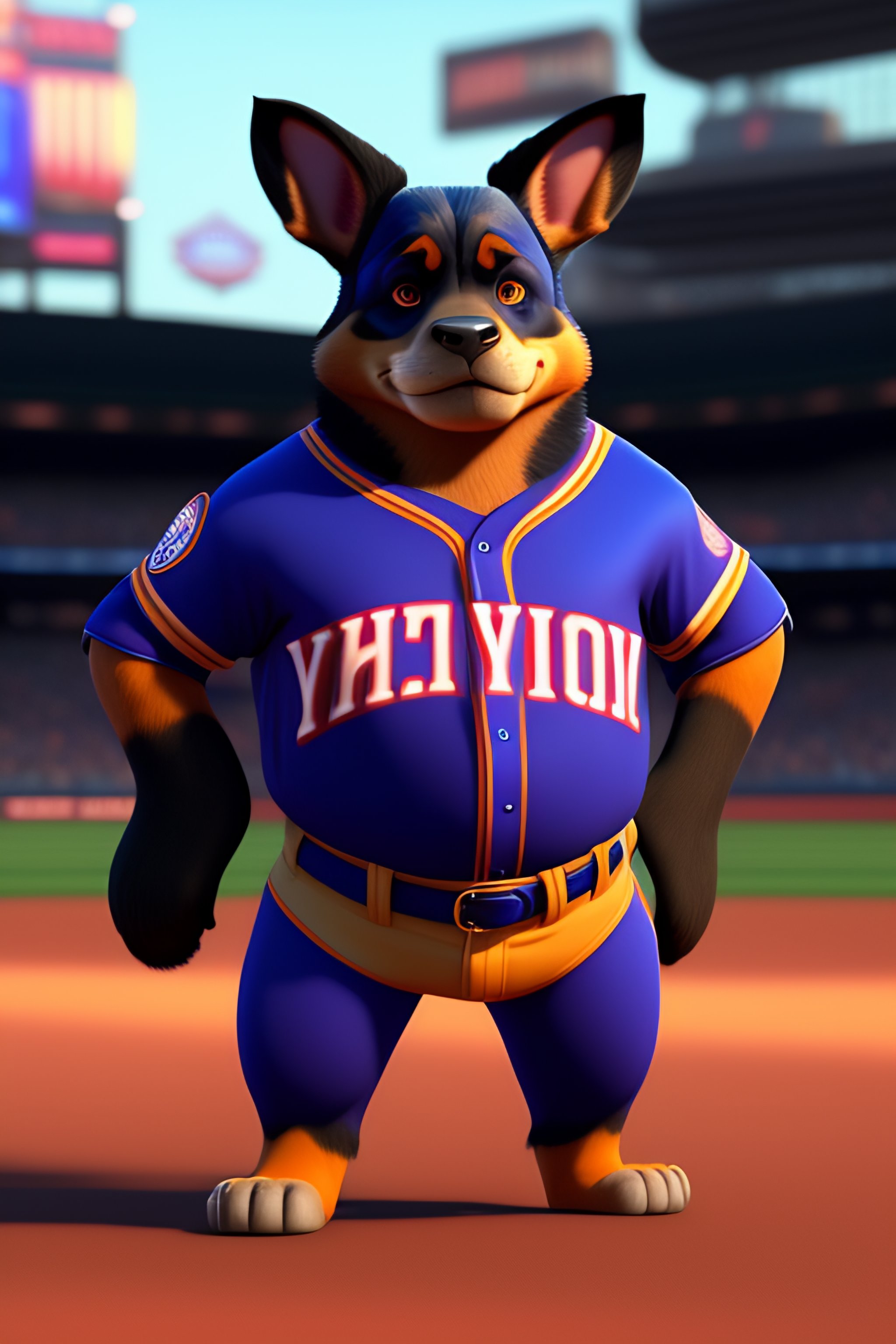 Lexica - A portrait of a human-rottweiler mutant hybrid mutant wearing ...