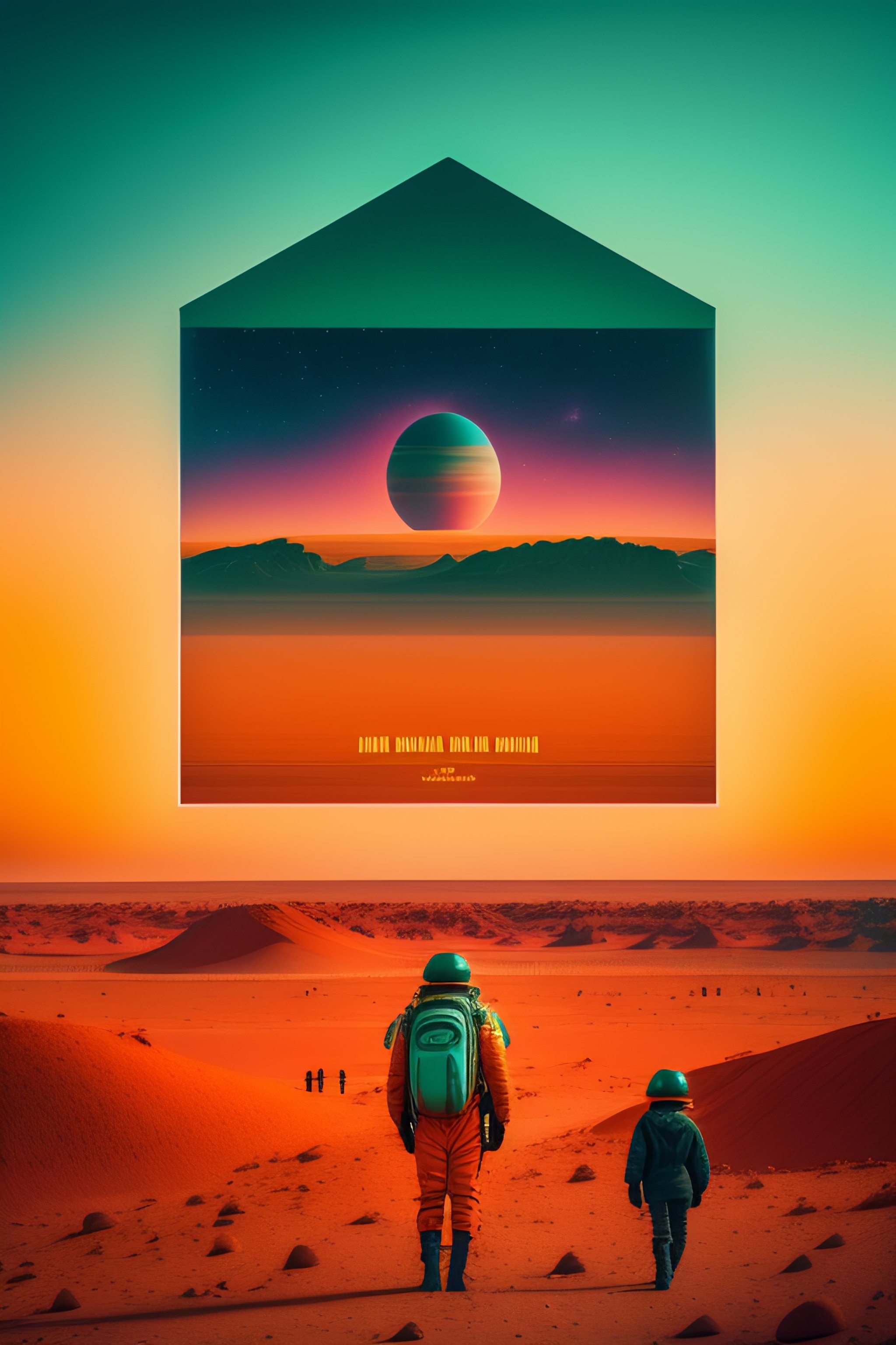 Lexica - Directed by Wes Anderson, family of aliens celebrating new ...