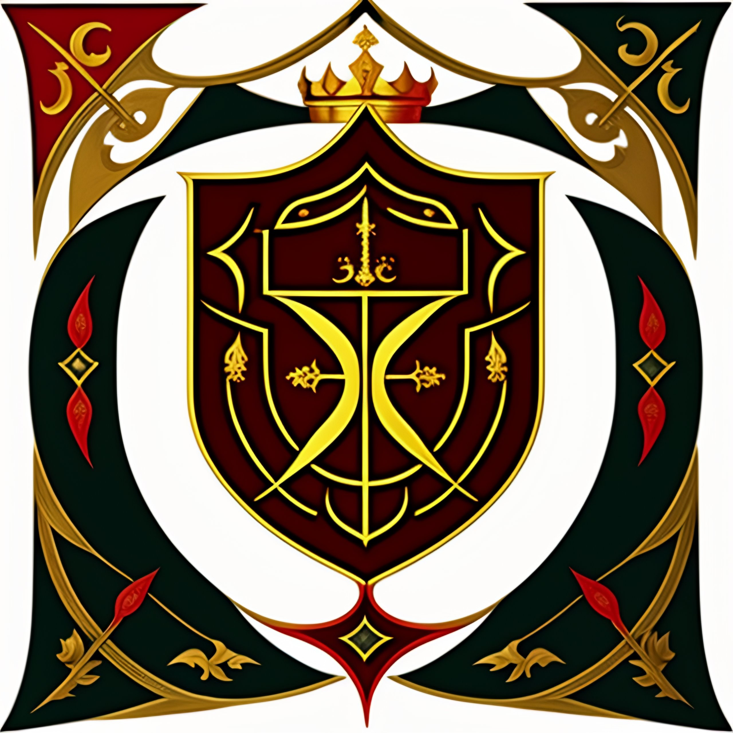 Lexica - Quarterly, first and fourth Argent, a full cross Gules, second ...