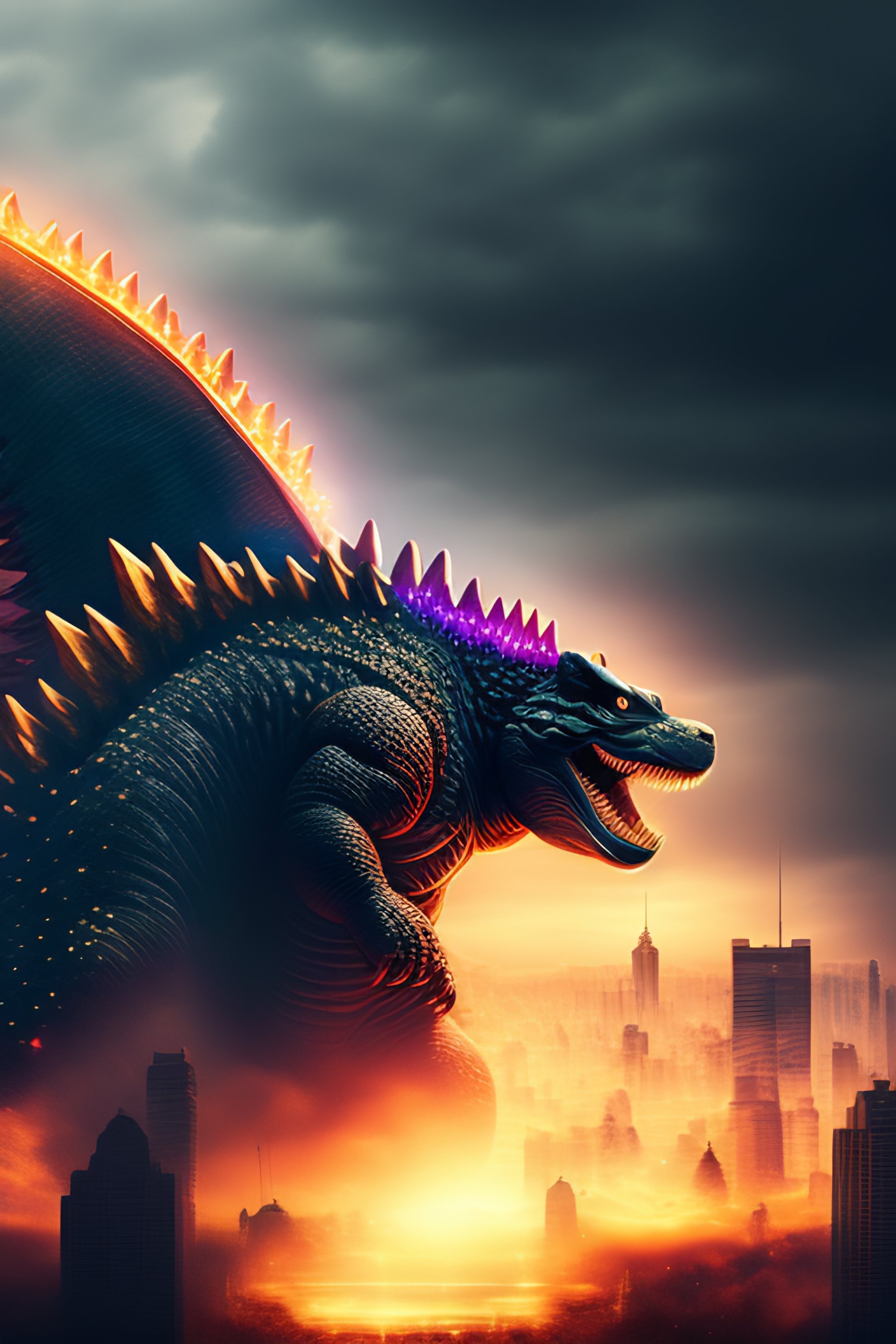 Lexica - Godzilla with wings