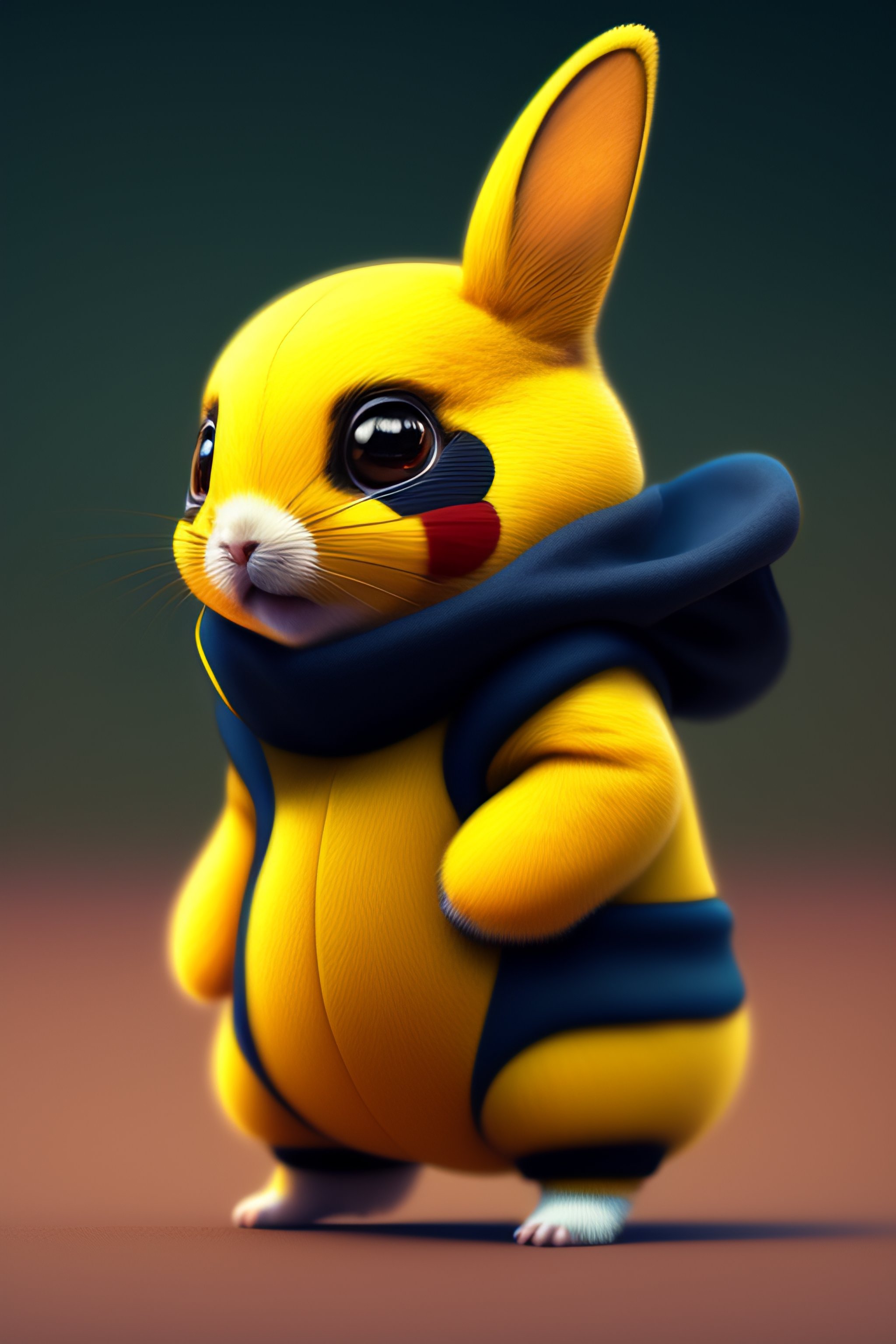 Lexica - Picachu com roupa moderna