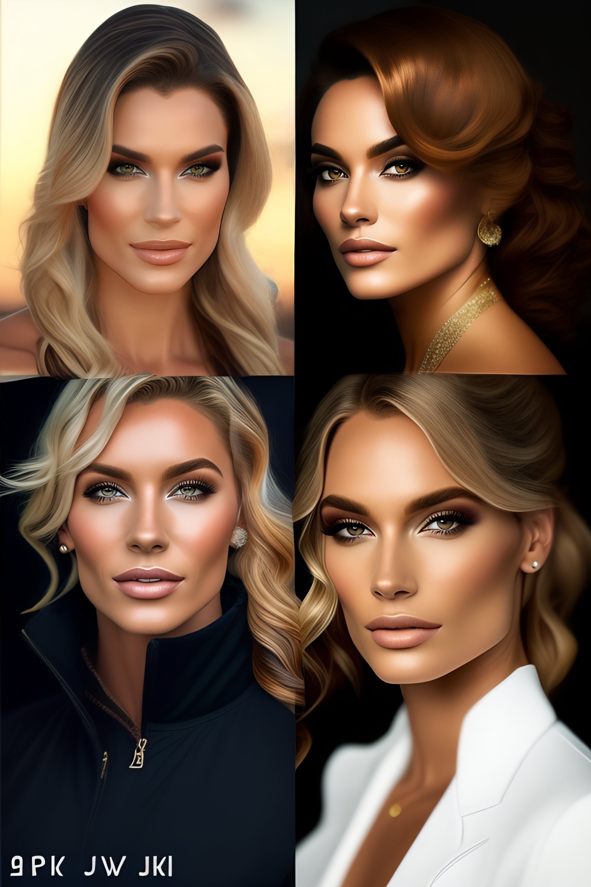 Lexica - A feminin woman that looks like a fusion of bella porch and ...