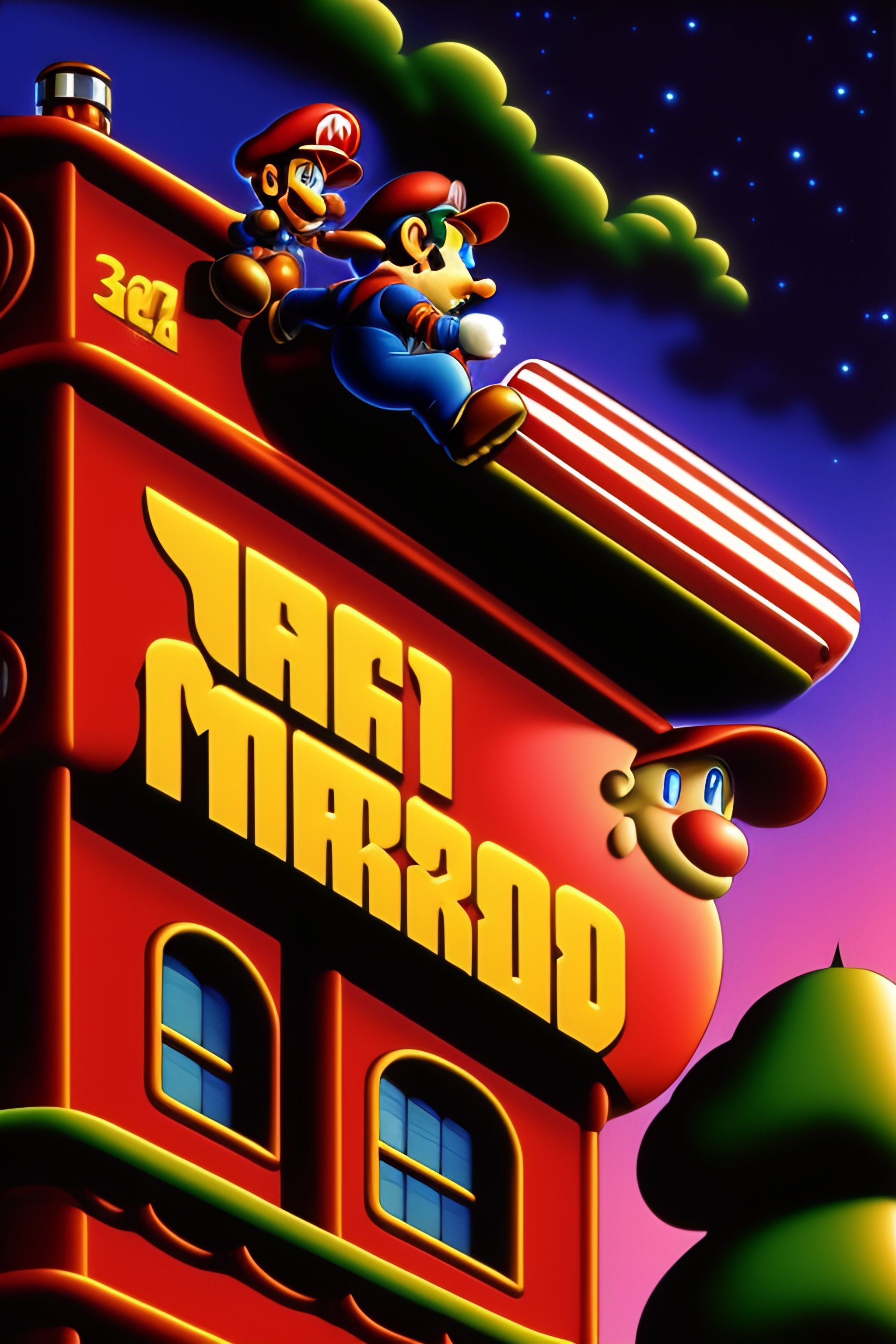 Lexica - The adventures of super mario 3, season 3 ( 1 9 9 7 ), [32k hd ...