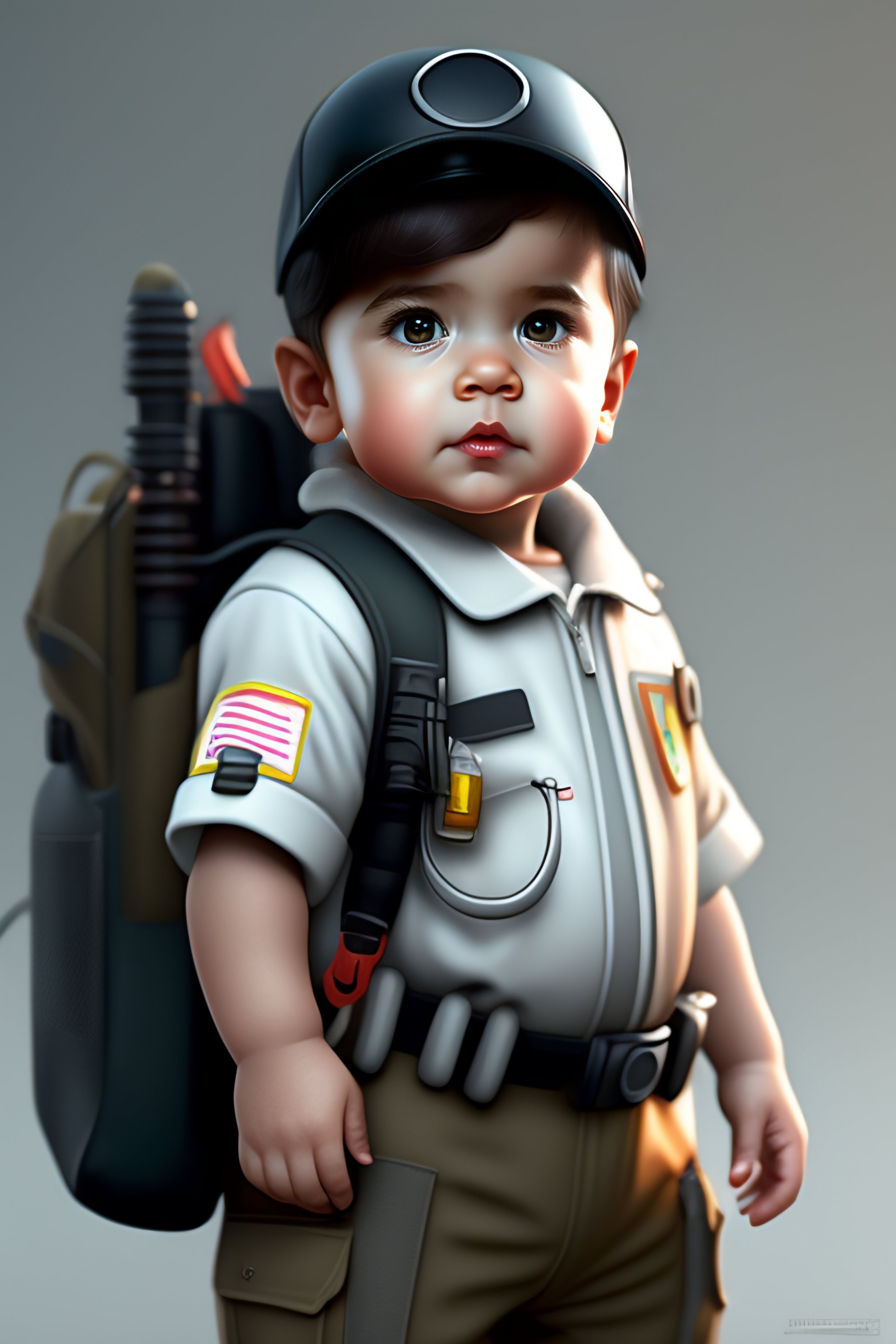 Lexica - Baby Ghostbuster,render, cgsociety, artstation trending ...