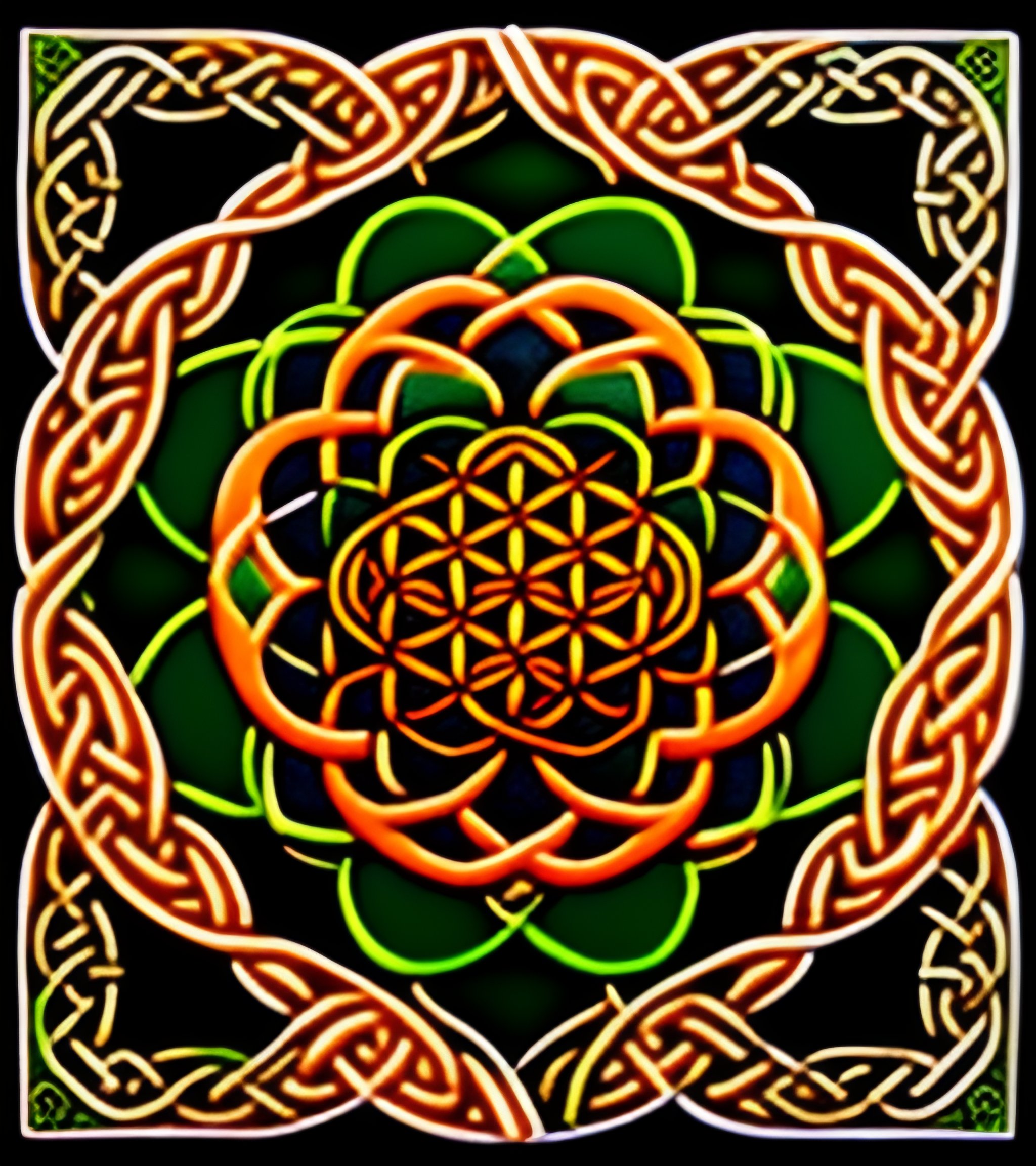 Lexica - Heart intertwined elfish, Celtic knots, symmetrical and ...