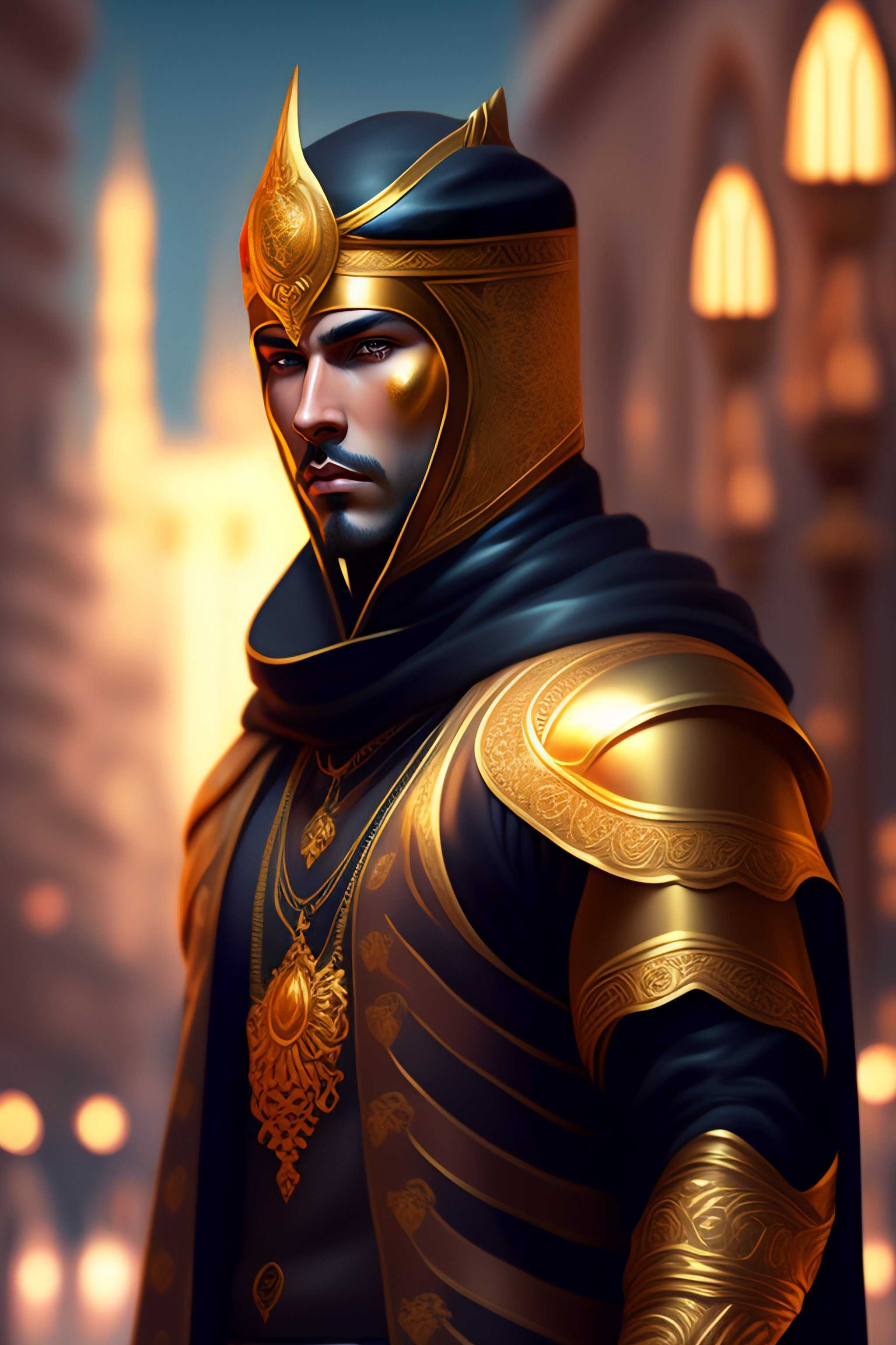 Lexica - Male thief, intricate golden mask, highly detailed, digital ...