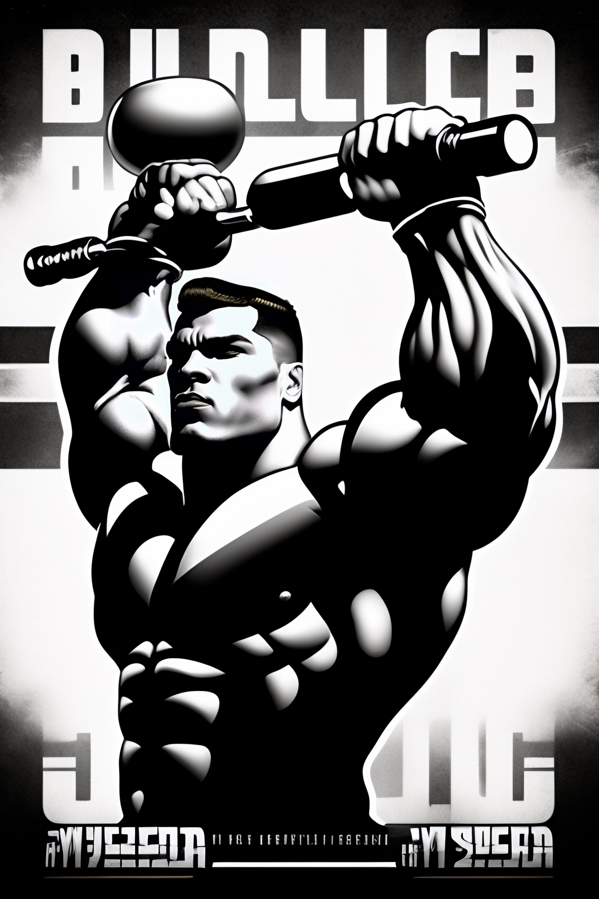 Lexica - A fierce-full muscular body builder bull lifting big heavy ...