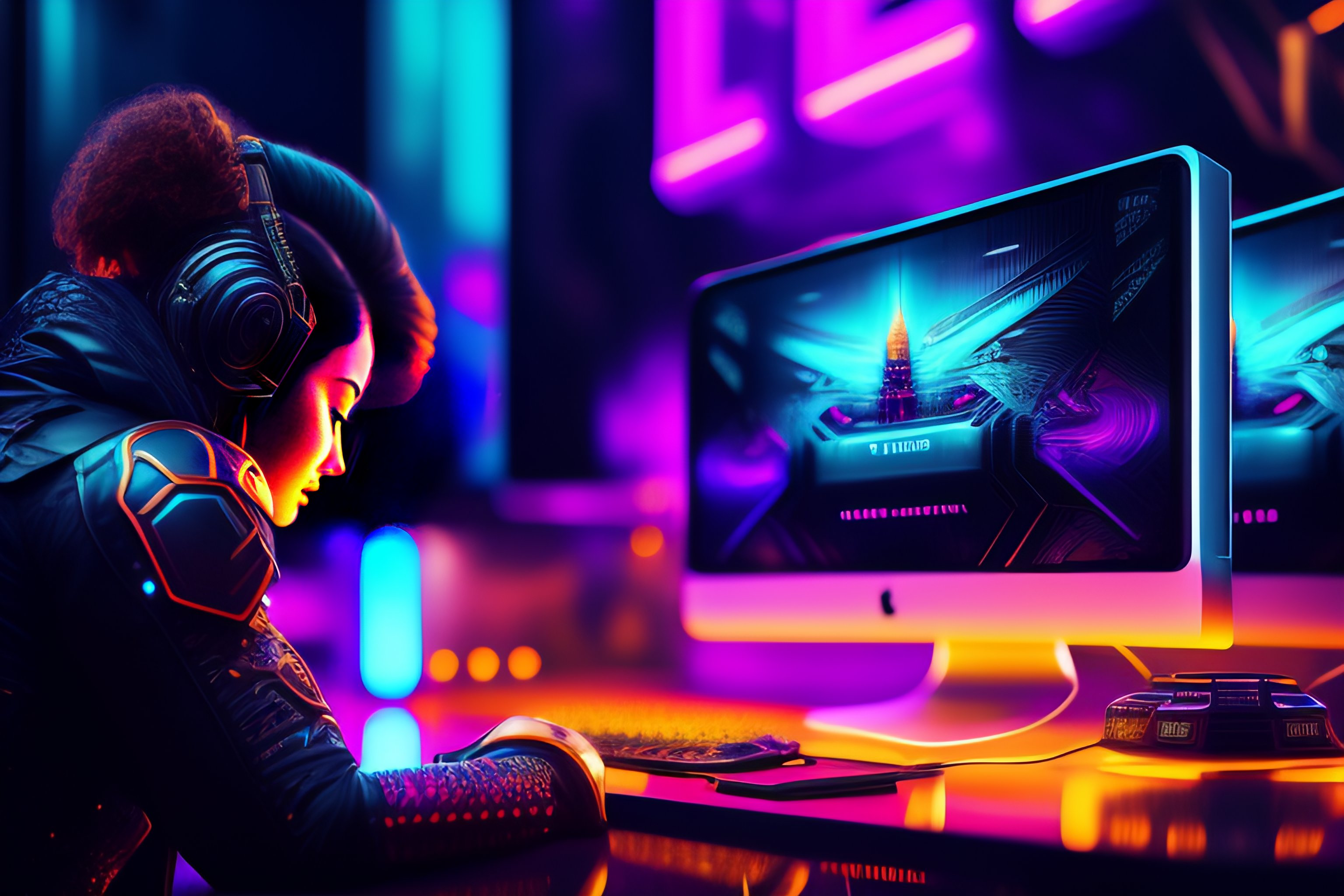 Lexica - Cyberpunk, robot, titanium, cosmos background, graphic, low ...