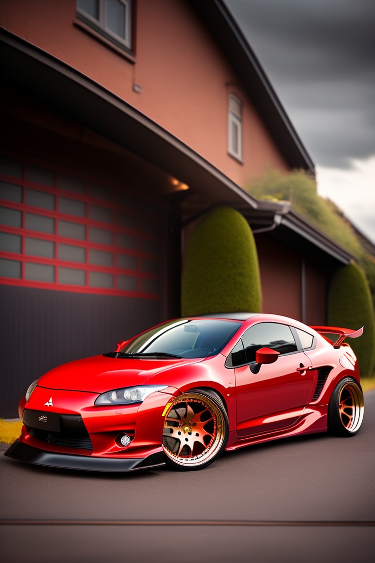 Lexica - Red mitsubishi eclipse 1999, Rays Volk Racing te37v 18" rims ...