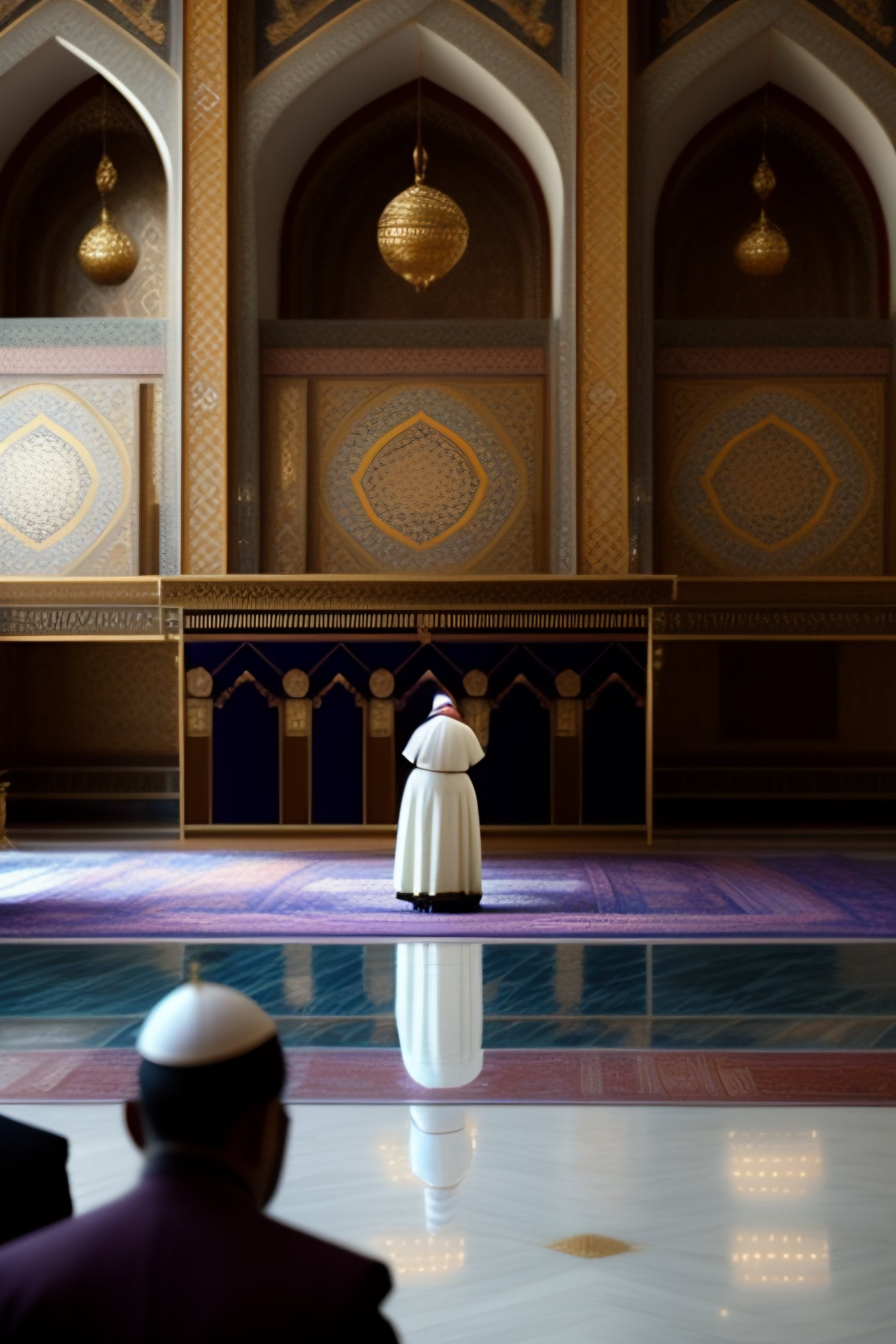 Lexica - Pope in mosque