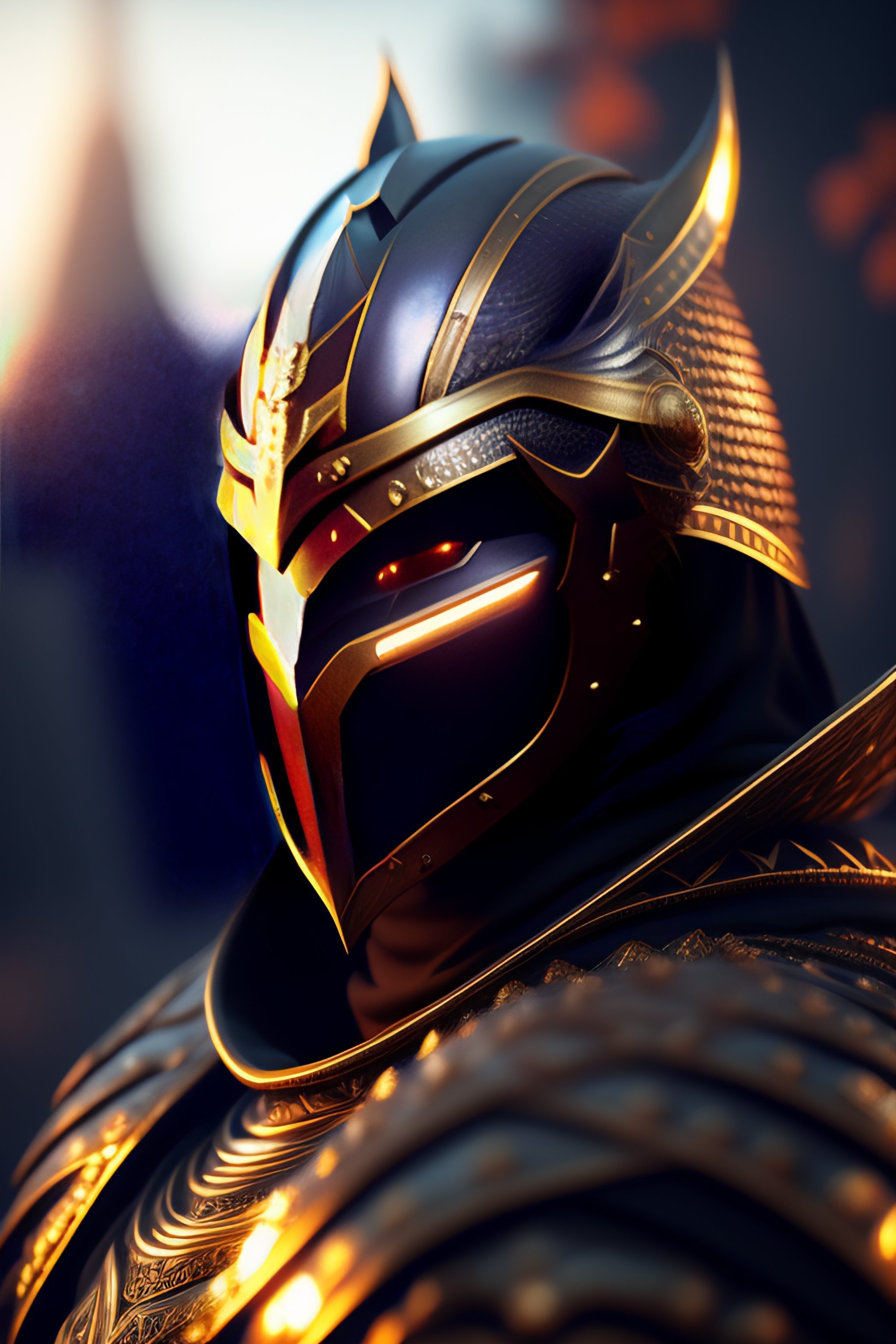 Lexica - Knight warrior helmet skyrim mask illustration character ...