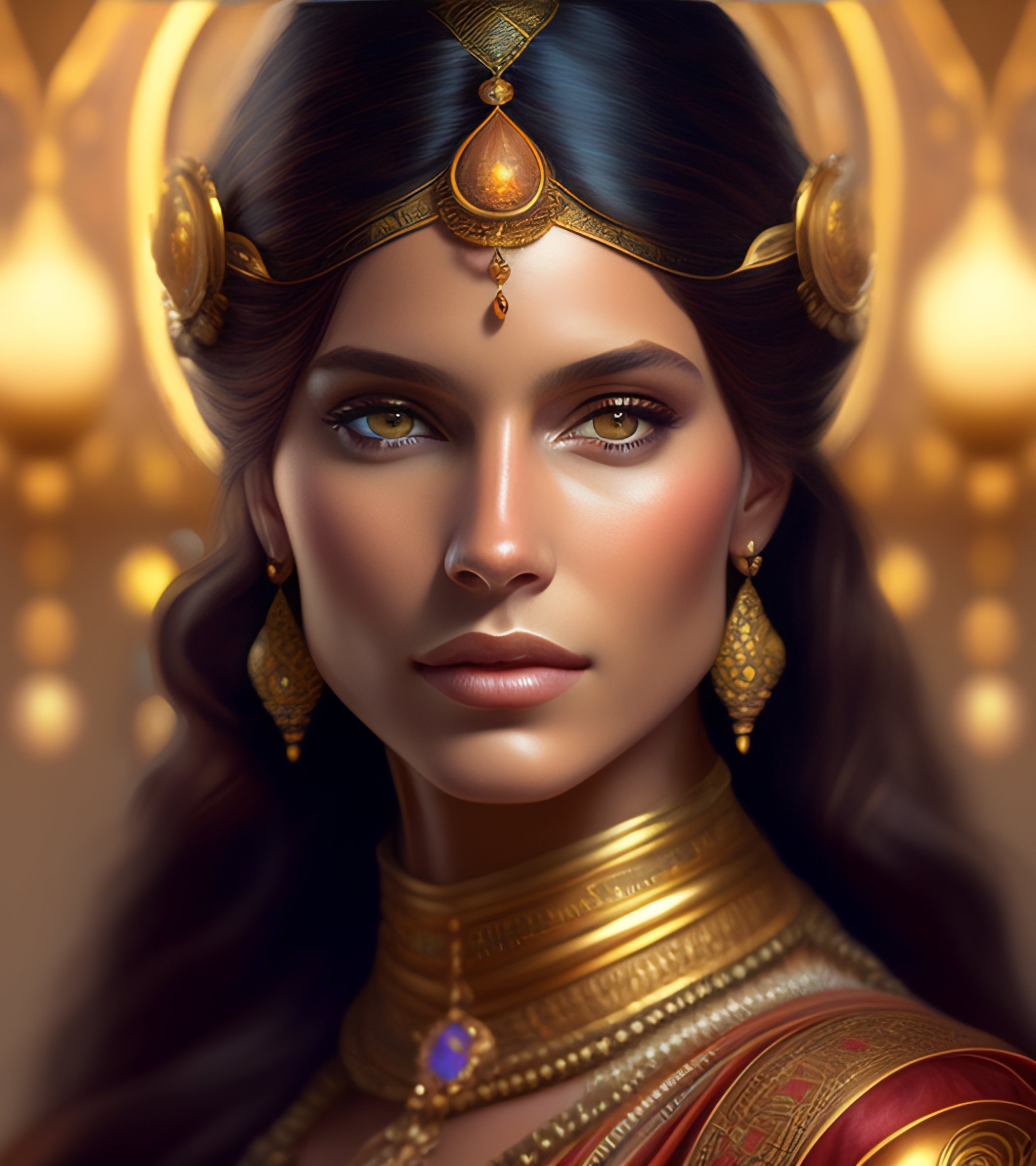 Lexica - Beautiful portrait of an attractive Princess, beautiful ...