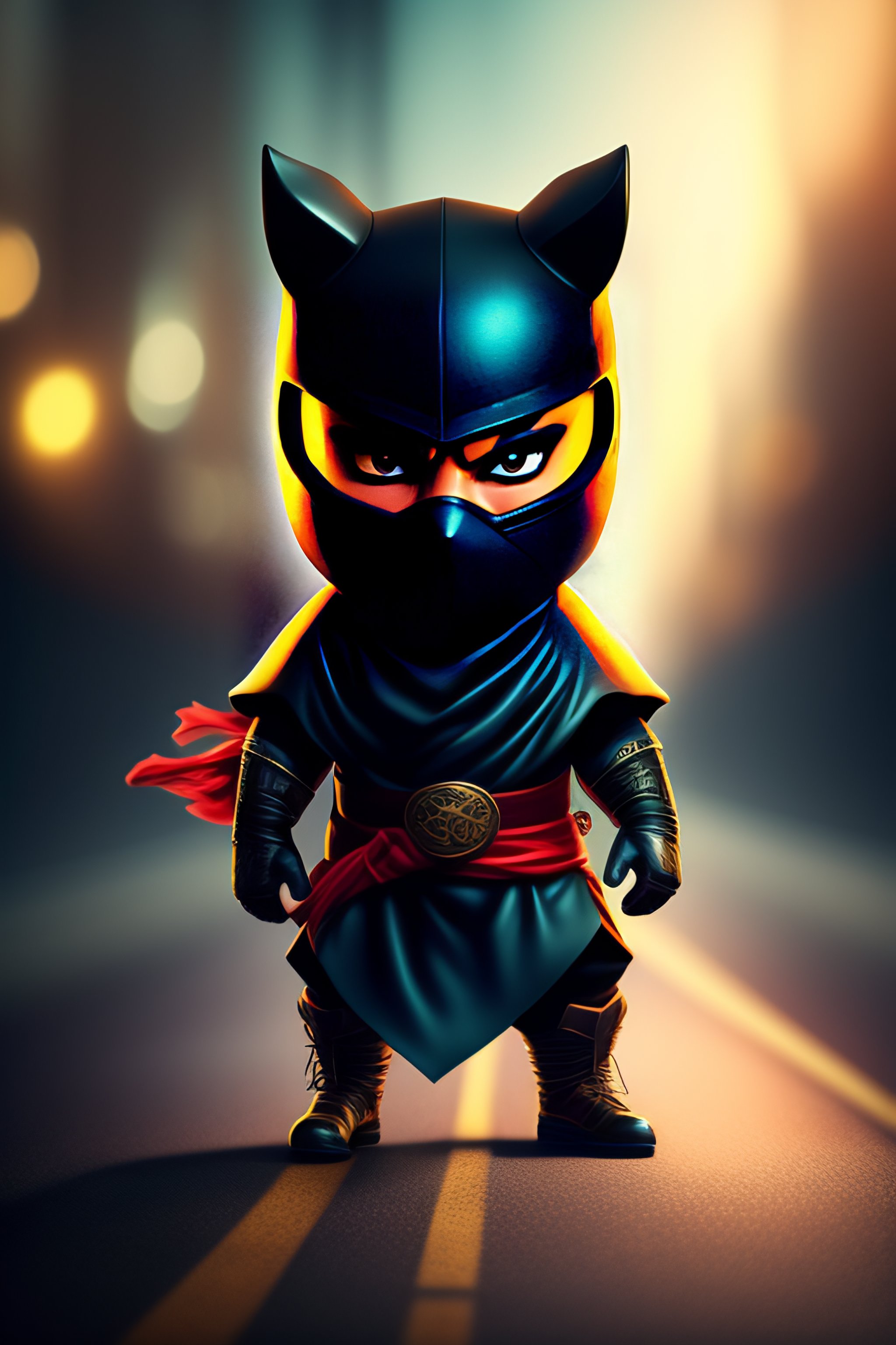 Lexica - Ninja, mascot