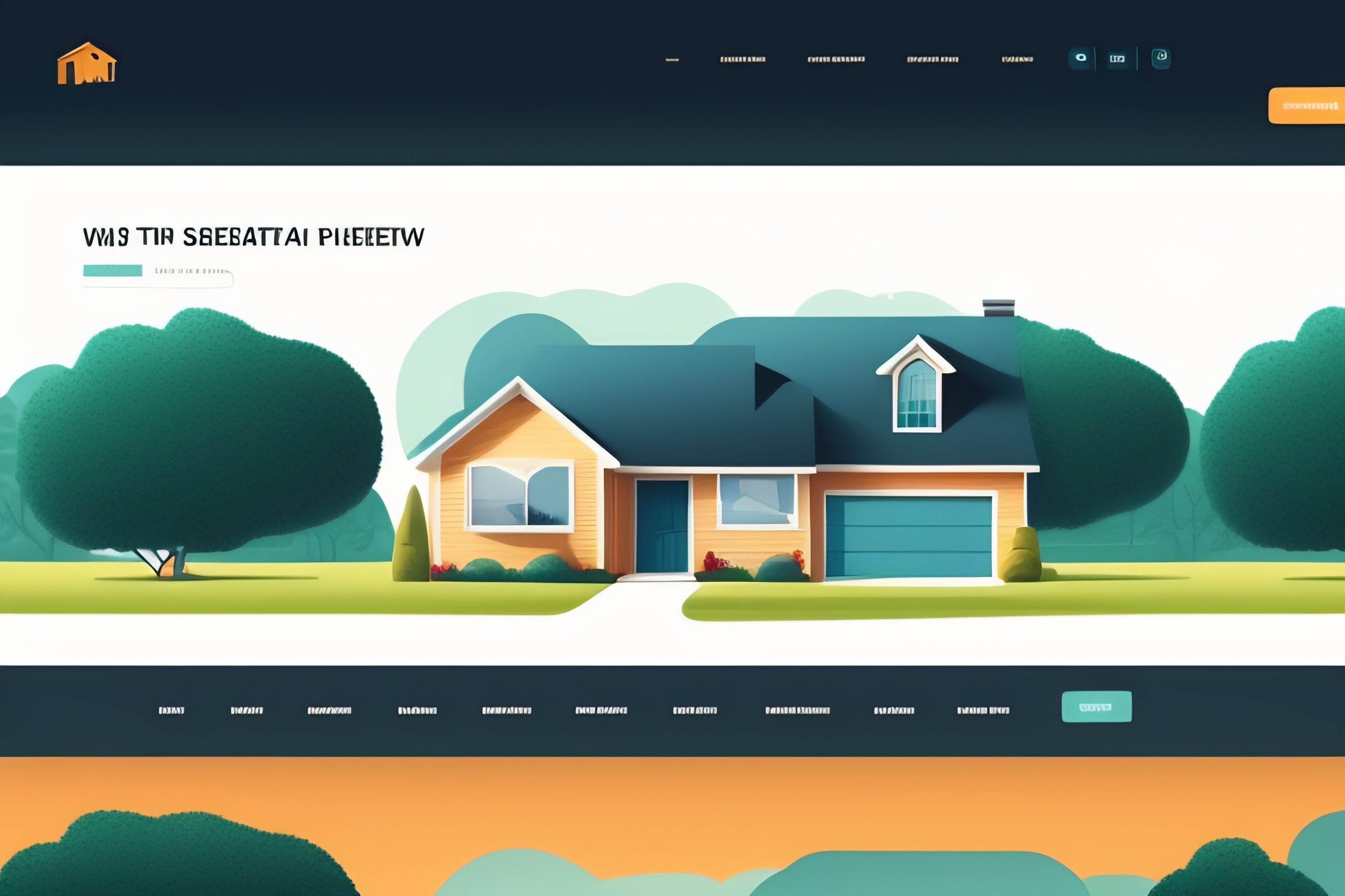 Lexica - Webpage background hero image for real estate company ...