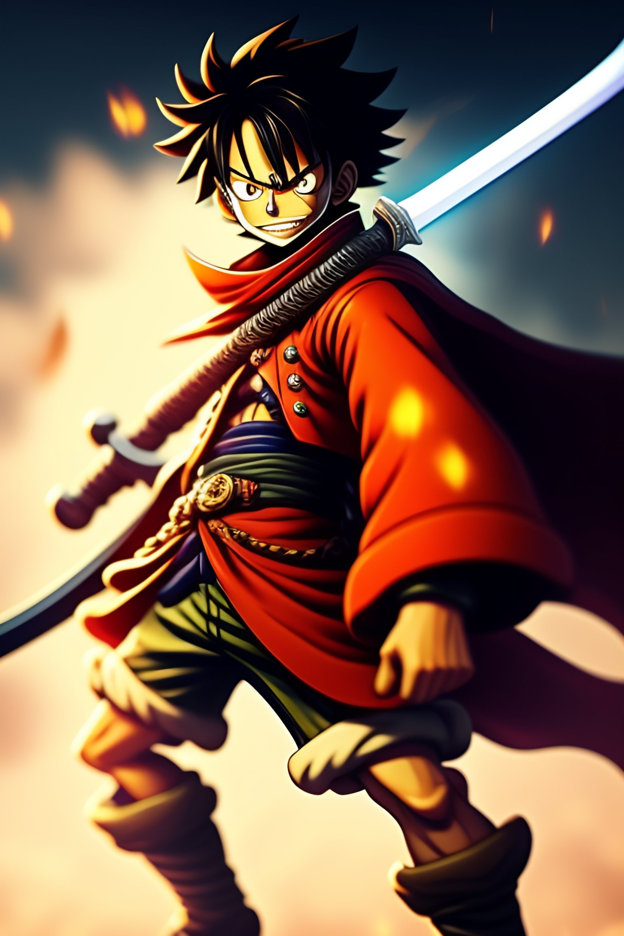 Lexica - Luffy as a sword