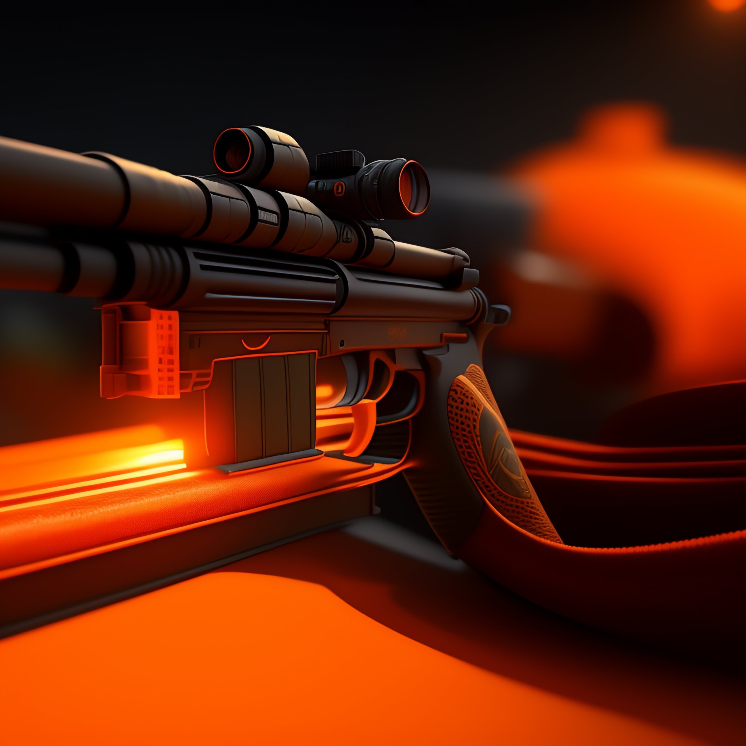 Lexica - CS-GO terrorist sniper shotting, hollographic orange details ...