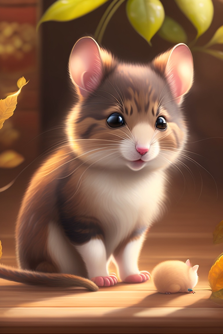 Lexica - In a little village, there lived a tiny mouse named Milo and a ...