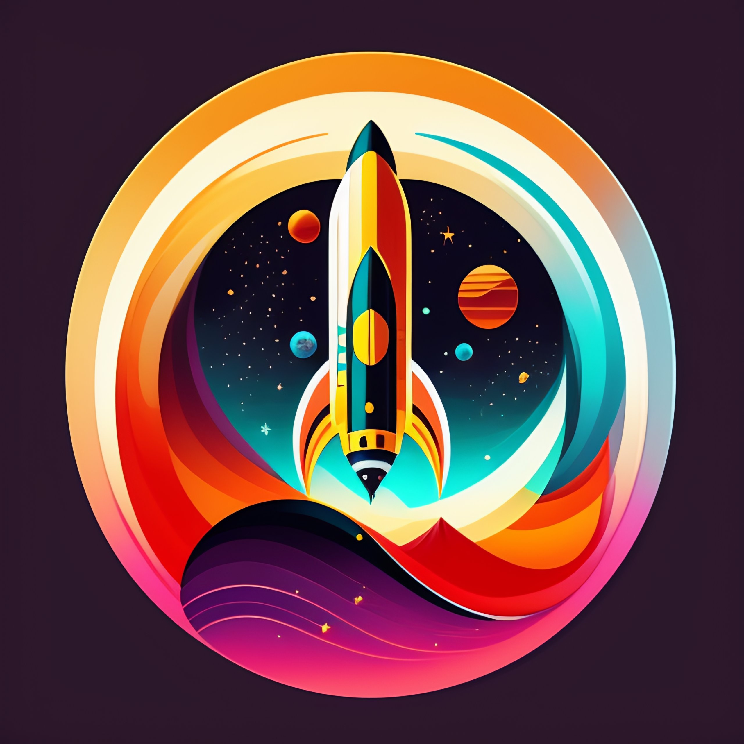 Lexica - High resolution award winning Space exploration rocket logo ...