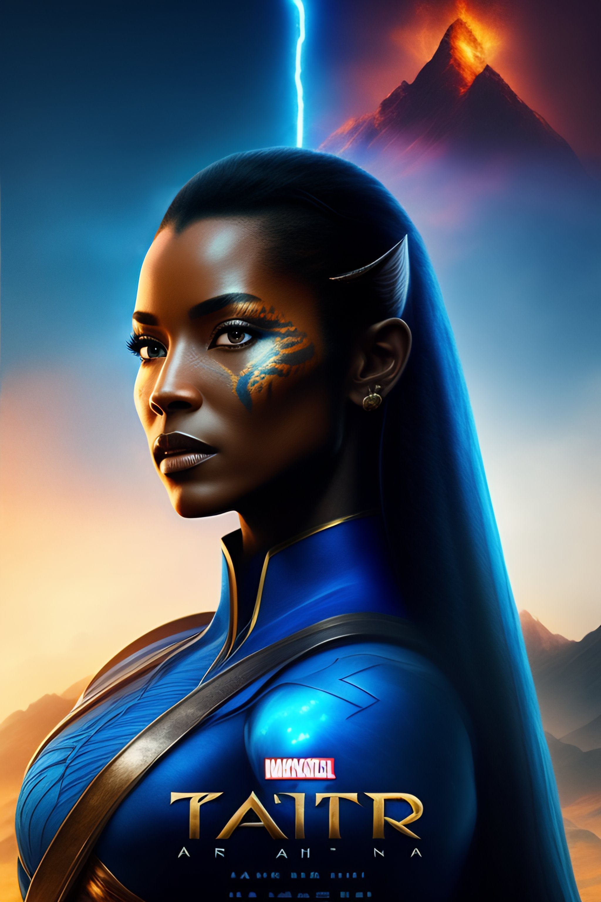 Lexica - Create a fake movie poster for Avatar movie like it’s a Marvel ...