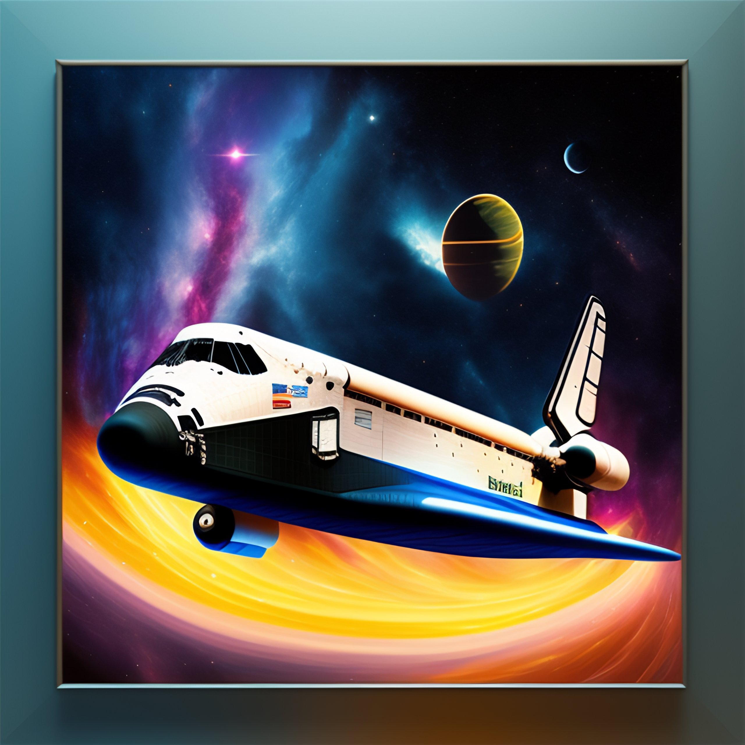 Lexica - In a space shuttle flying