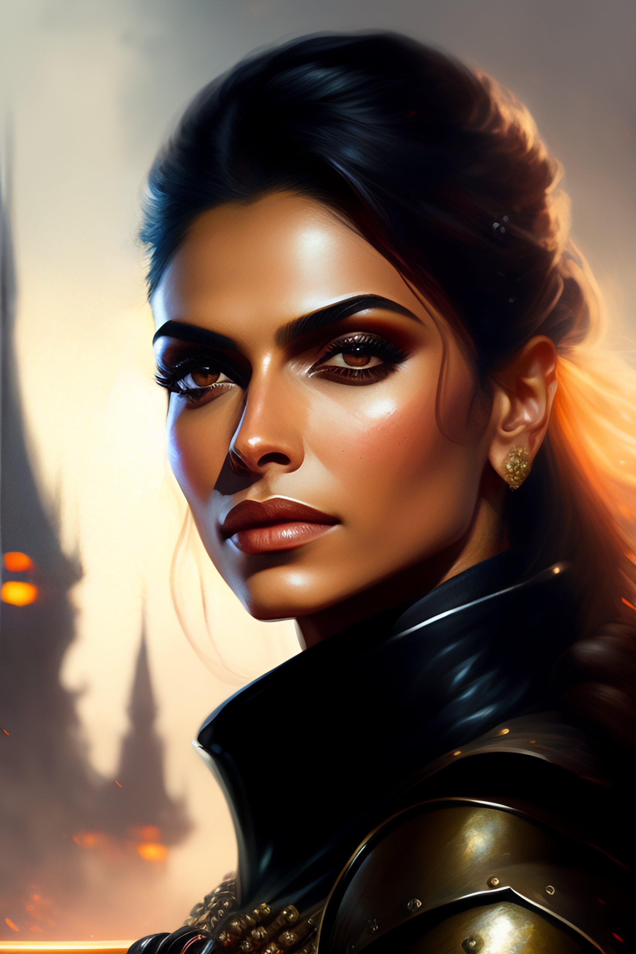 Lexica - Portrait of a warhammer deepika padukone, epic, tragic ...