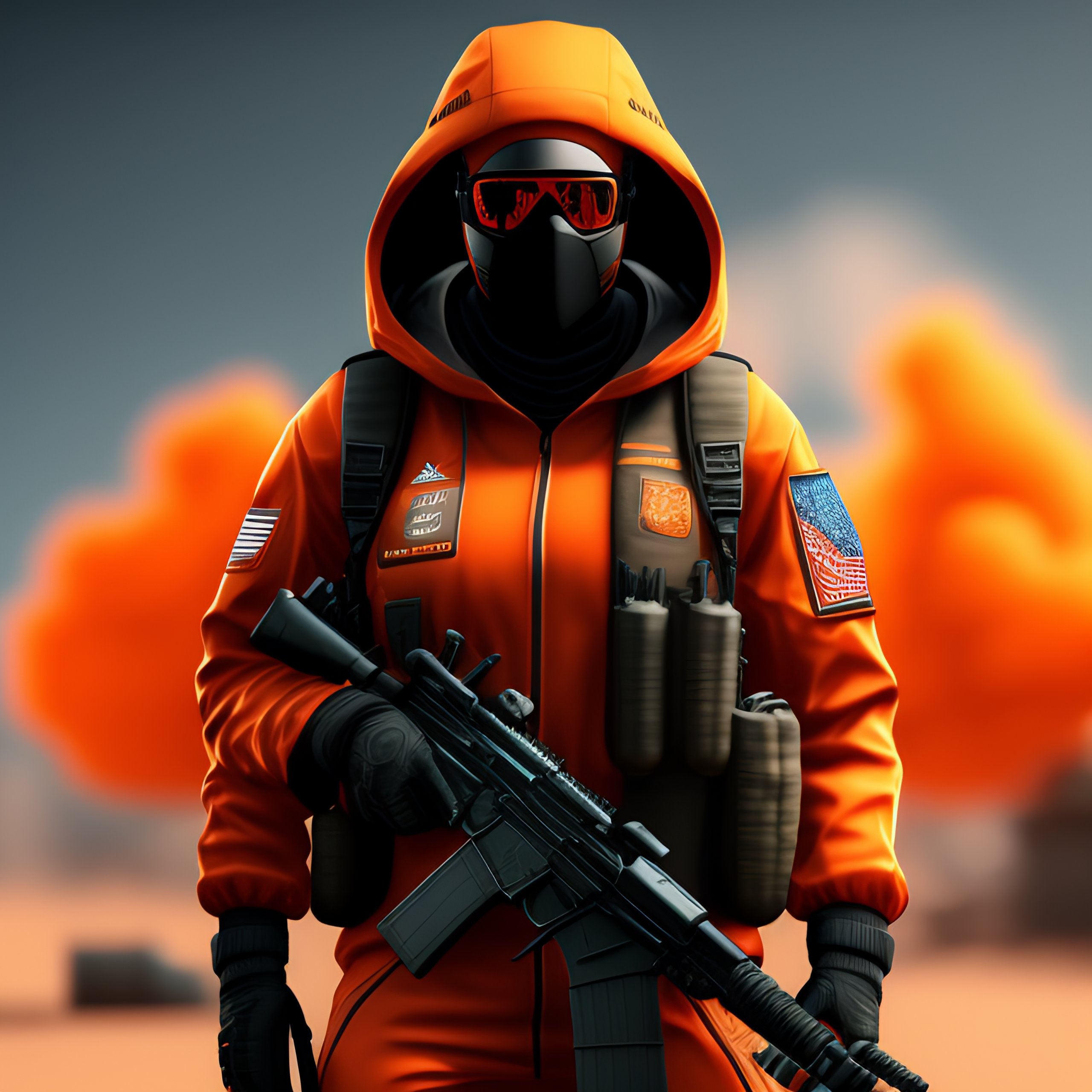 Lexica - CS-GO deluxe Terrorist skin player, symbols, hollographic ...