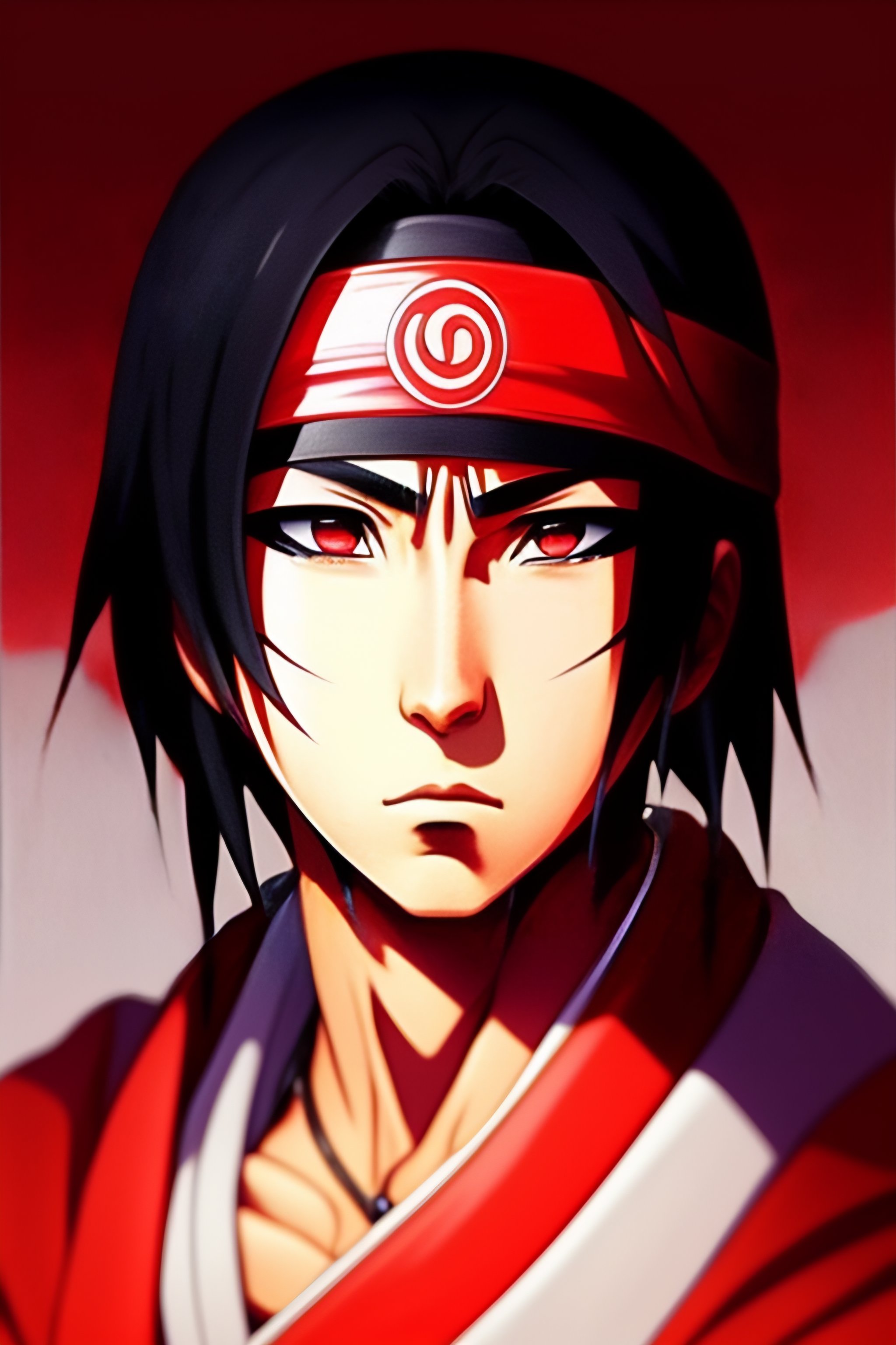 Lexica - Creative art of Itachi Uchiha sharingan from Japanese anime ...