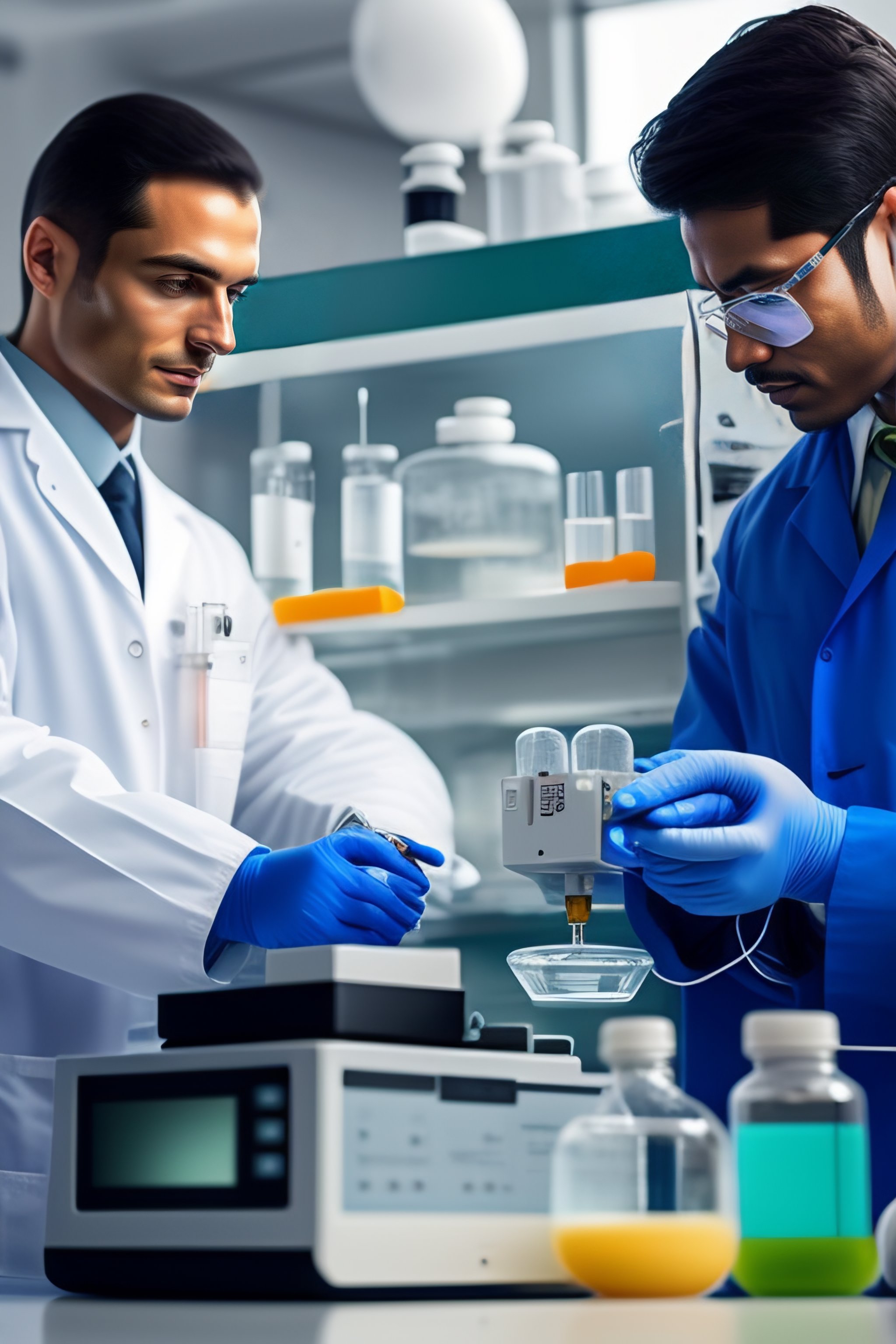 Lexica - Scientists in the lab