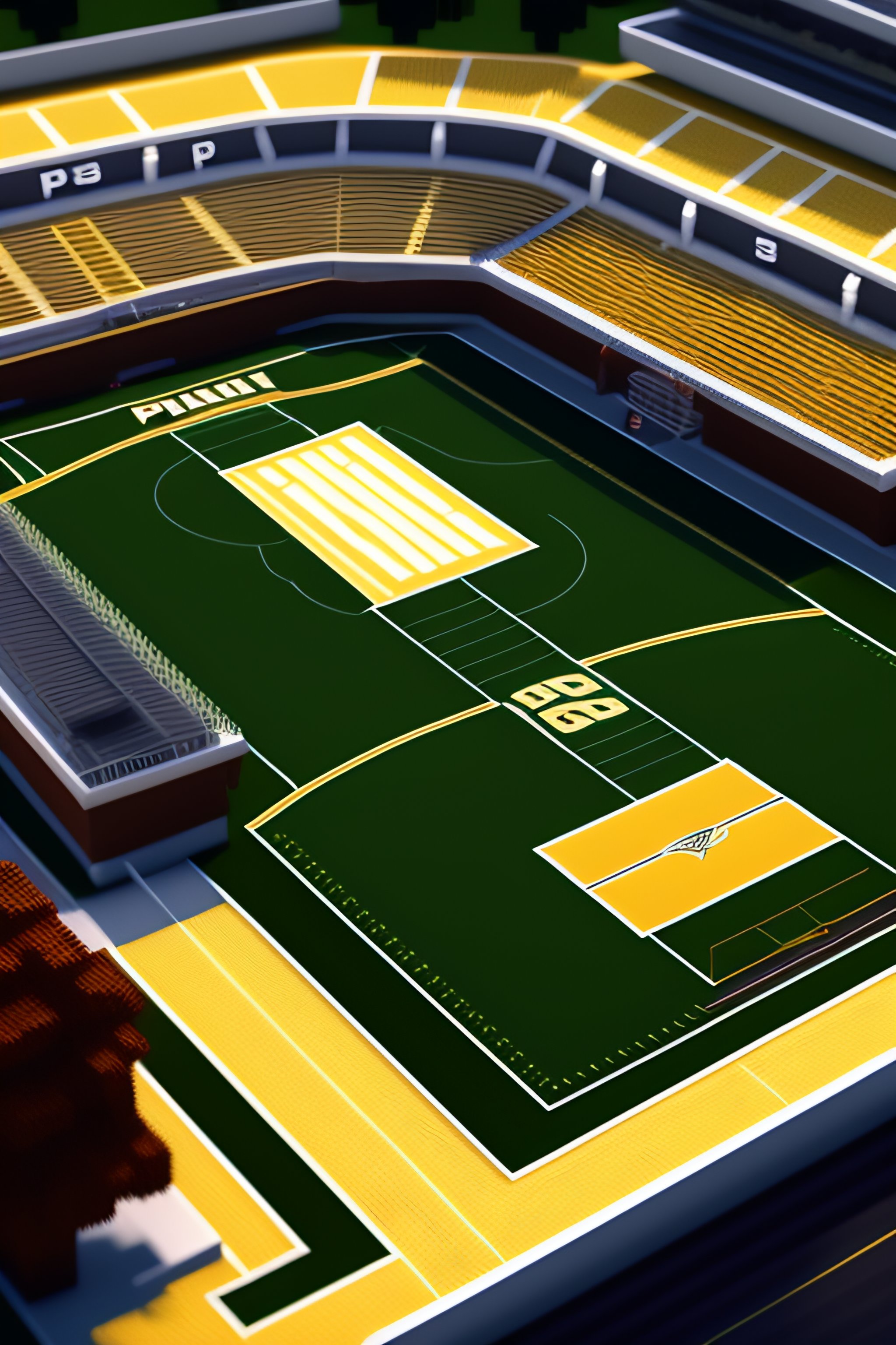 Lexica - Can you draw a Purdue basketball court to look like Minecraft it