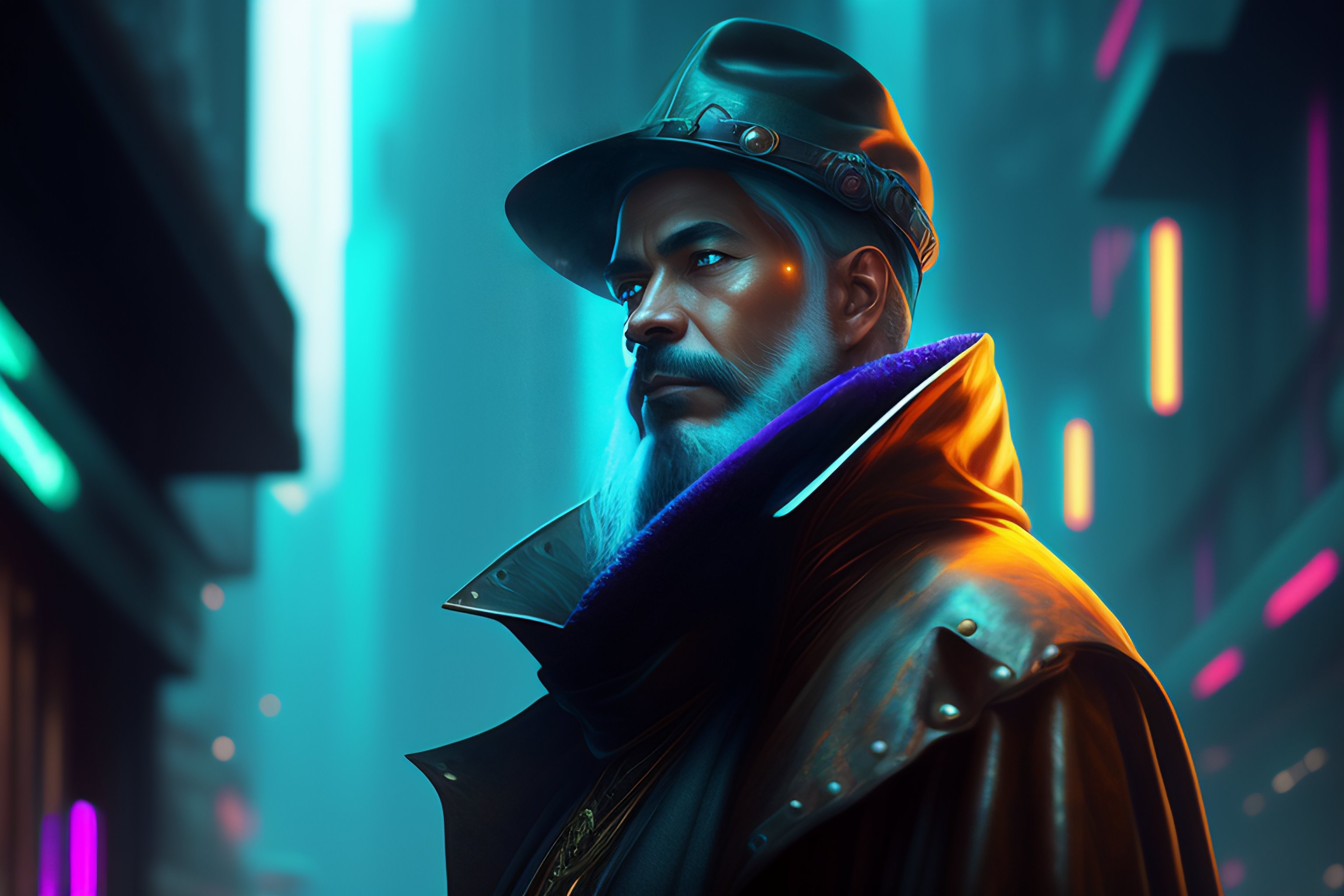 Lexica - Cyberpunk wizard