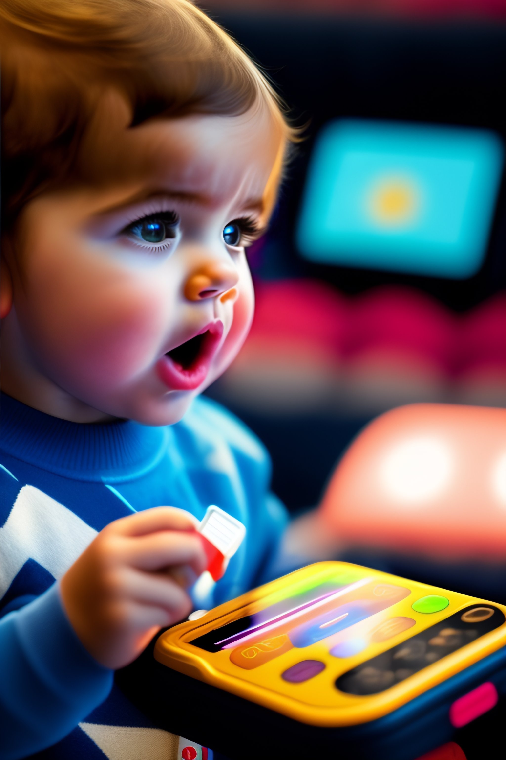 Lexica - A child using a communication device, such as a picture ...