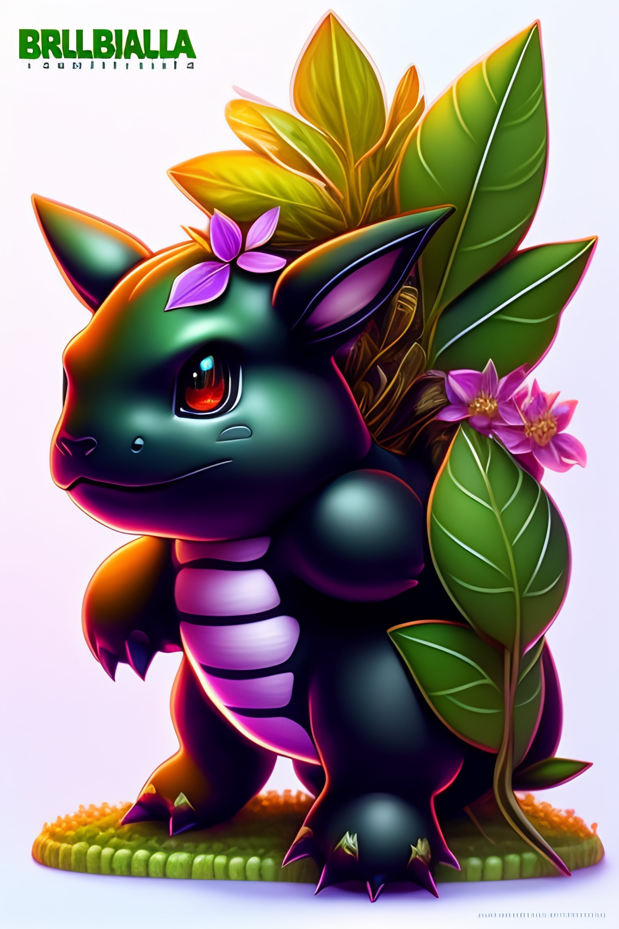 Lexica - A single one bulbassaur pokemon art in direct sunlight of ...