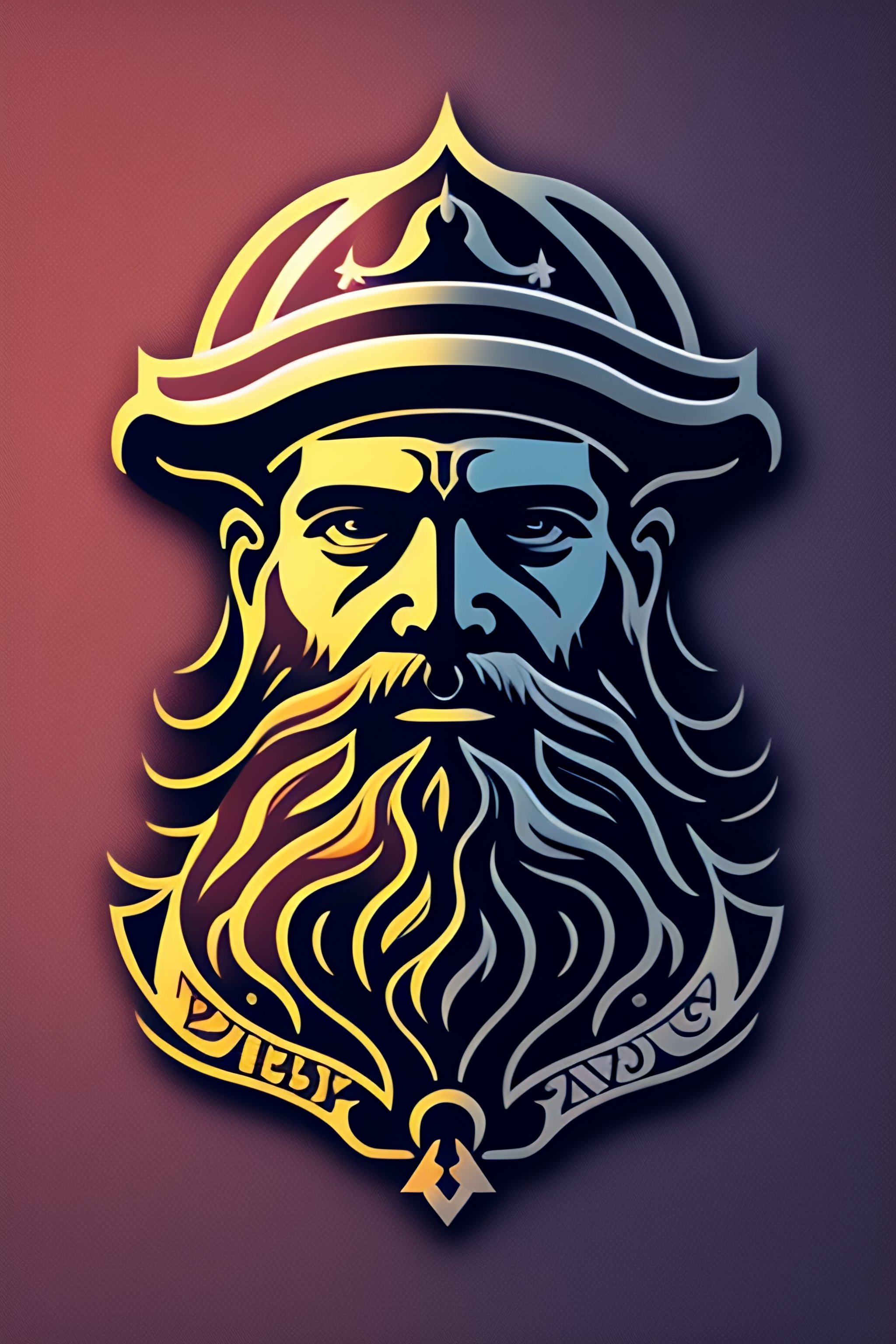 Lexica - Create a logo of poseidon with the name Proseidon minimalistic ...