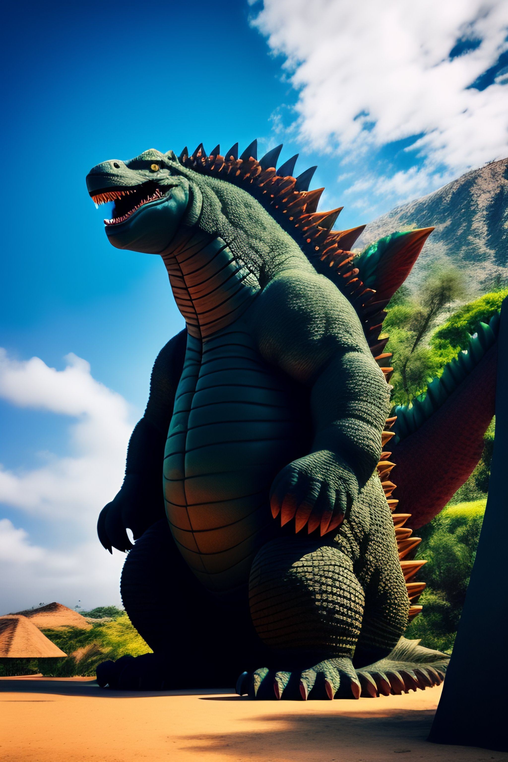 Lexica - Godzilla in mexico