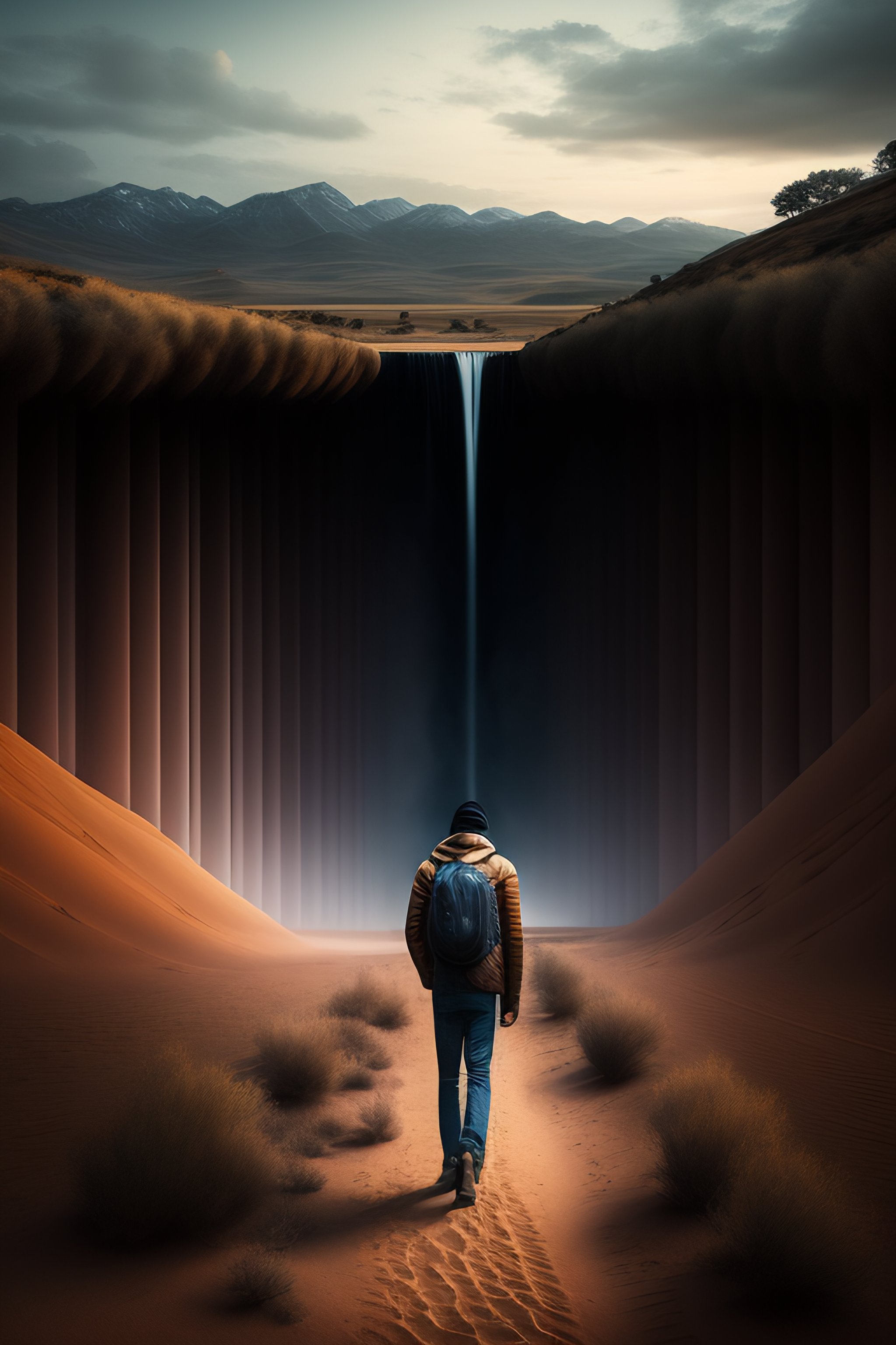 Lexica - A photo of men sad