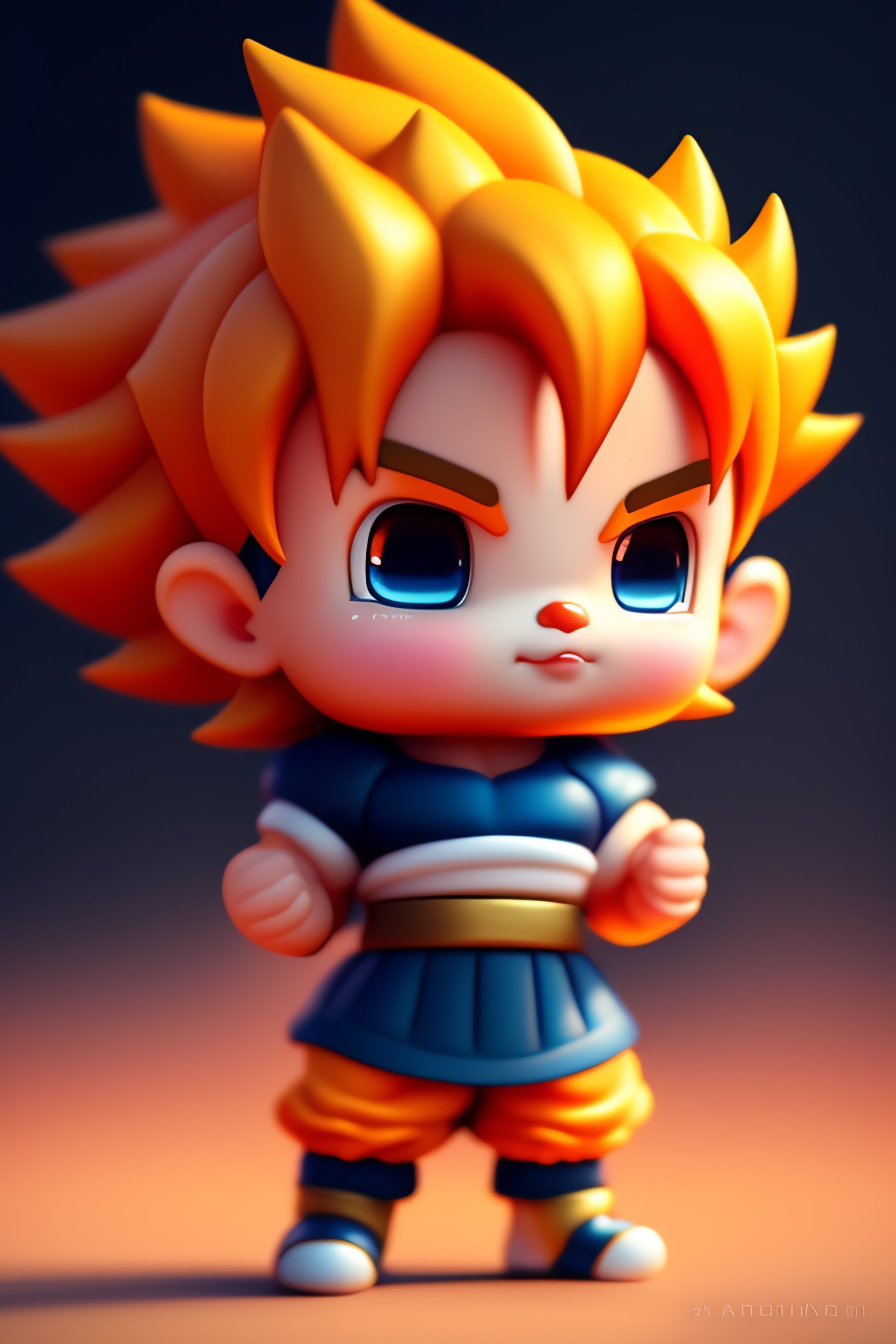 Lexica - Cute and adorable cartoon goku baby, fantasy, dreamlike ...