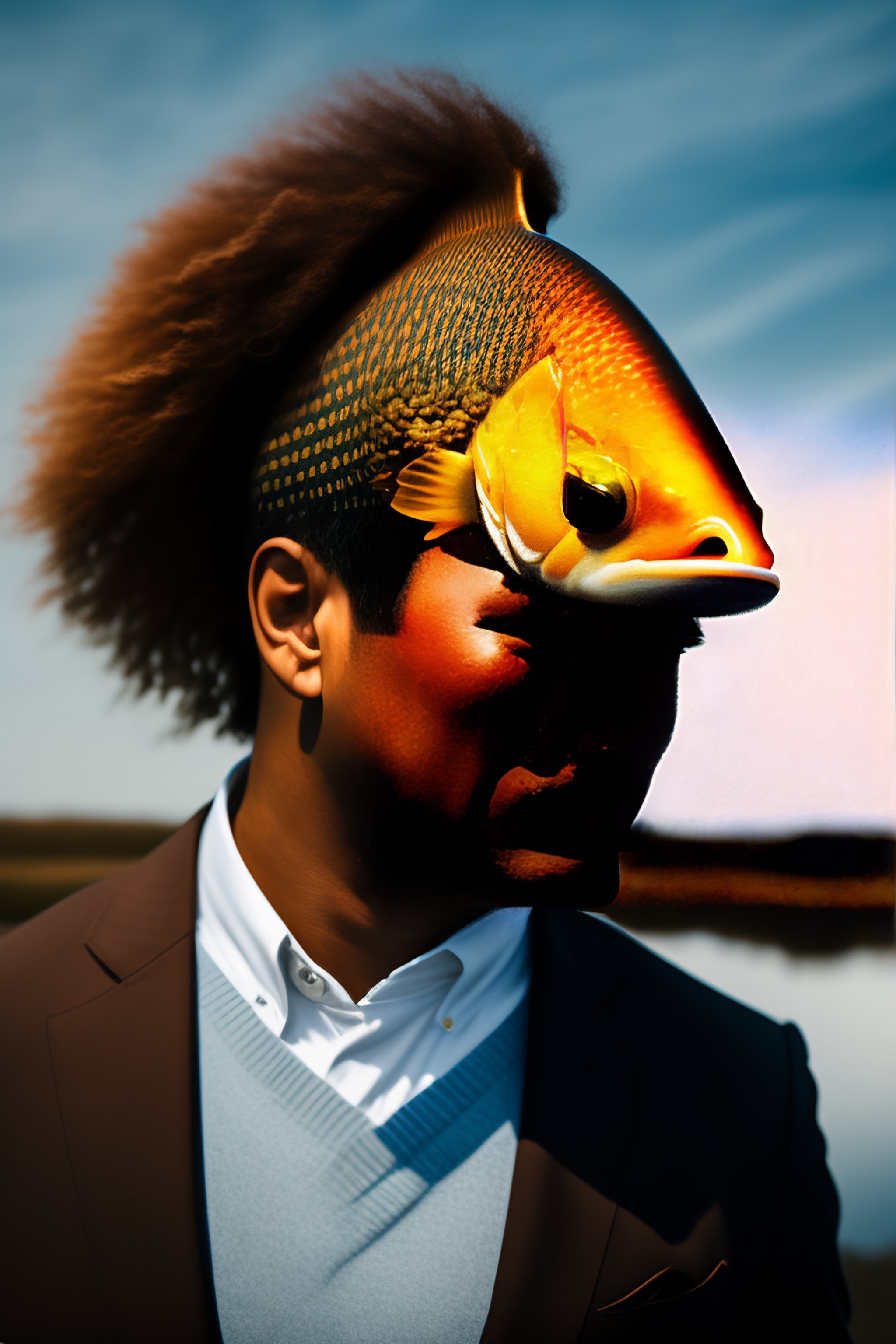 Lexica - Man with fish head