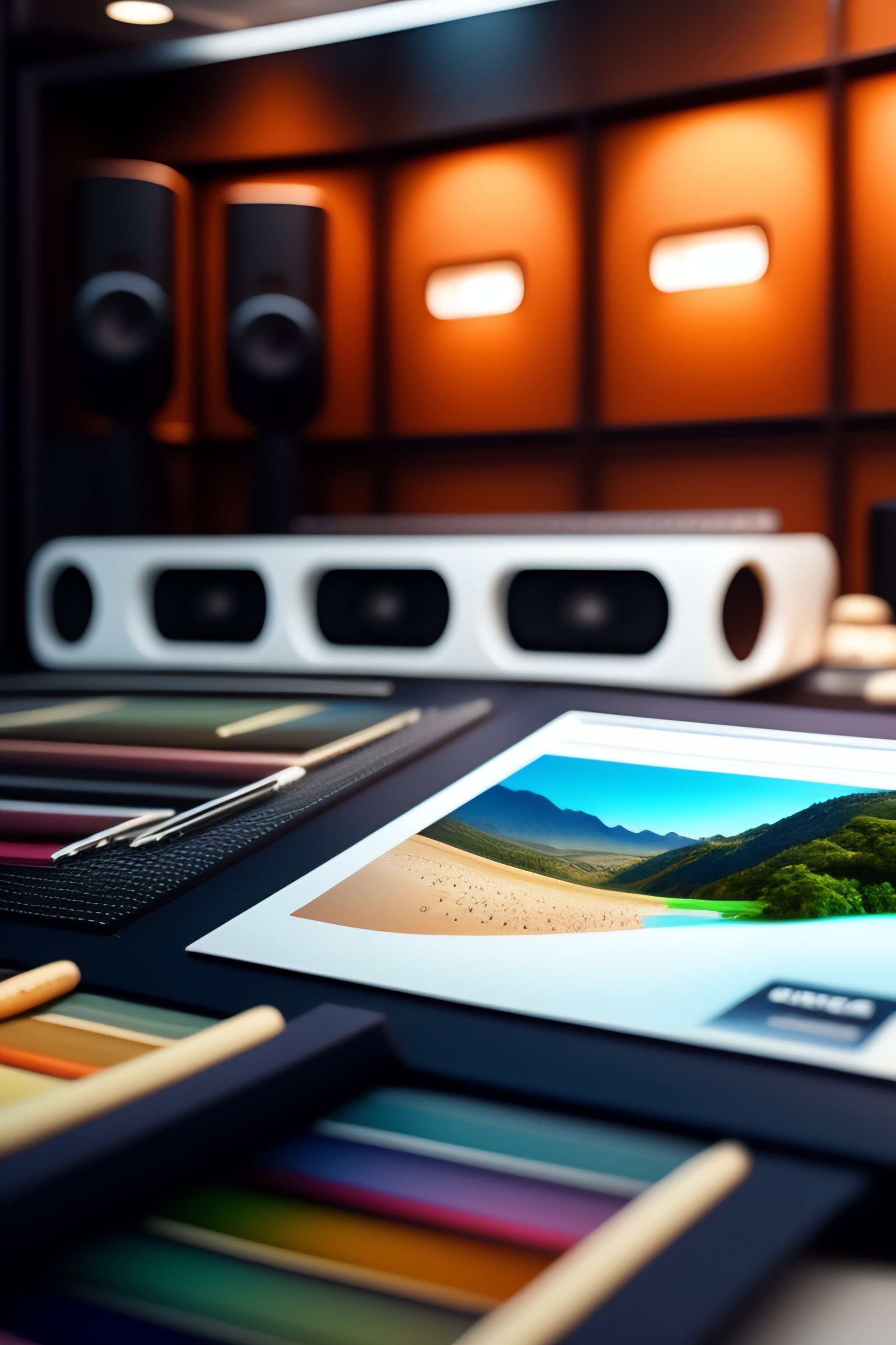 Lexica - A photo of graphic design studio that looks very real