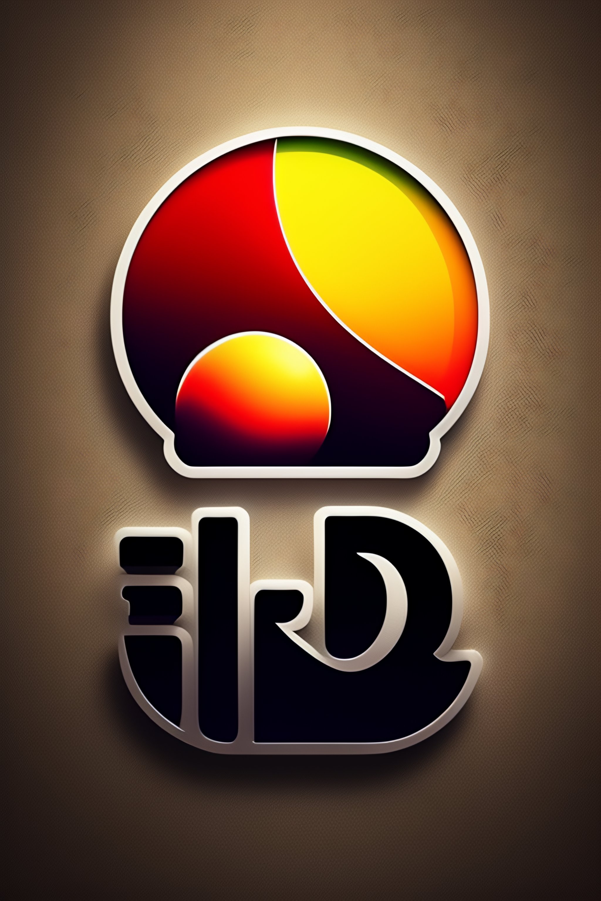 Lexica - Logo "RVB" made from fruits, white background, anime style