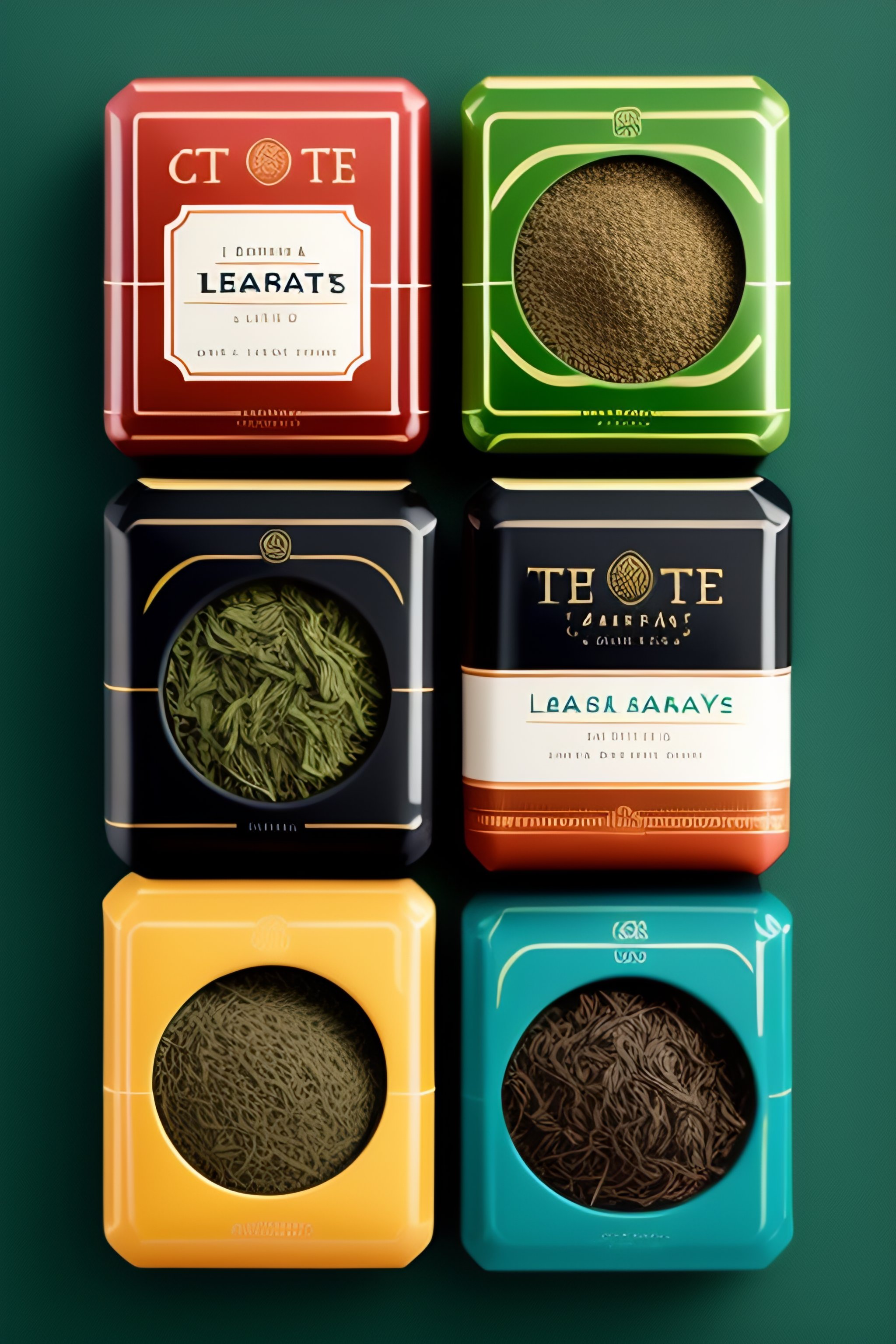 Lexica - Tea leaves package designs