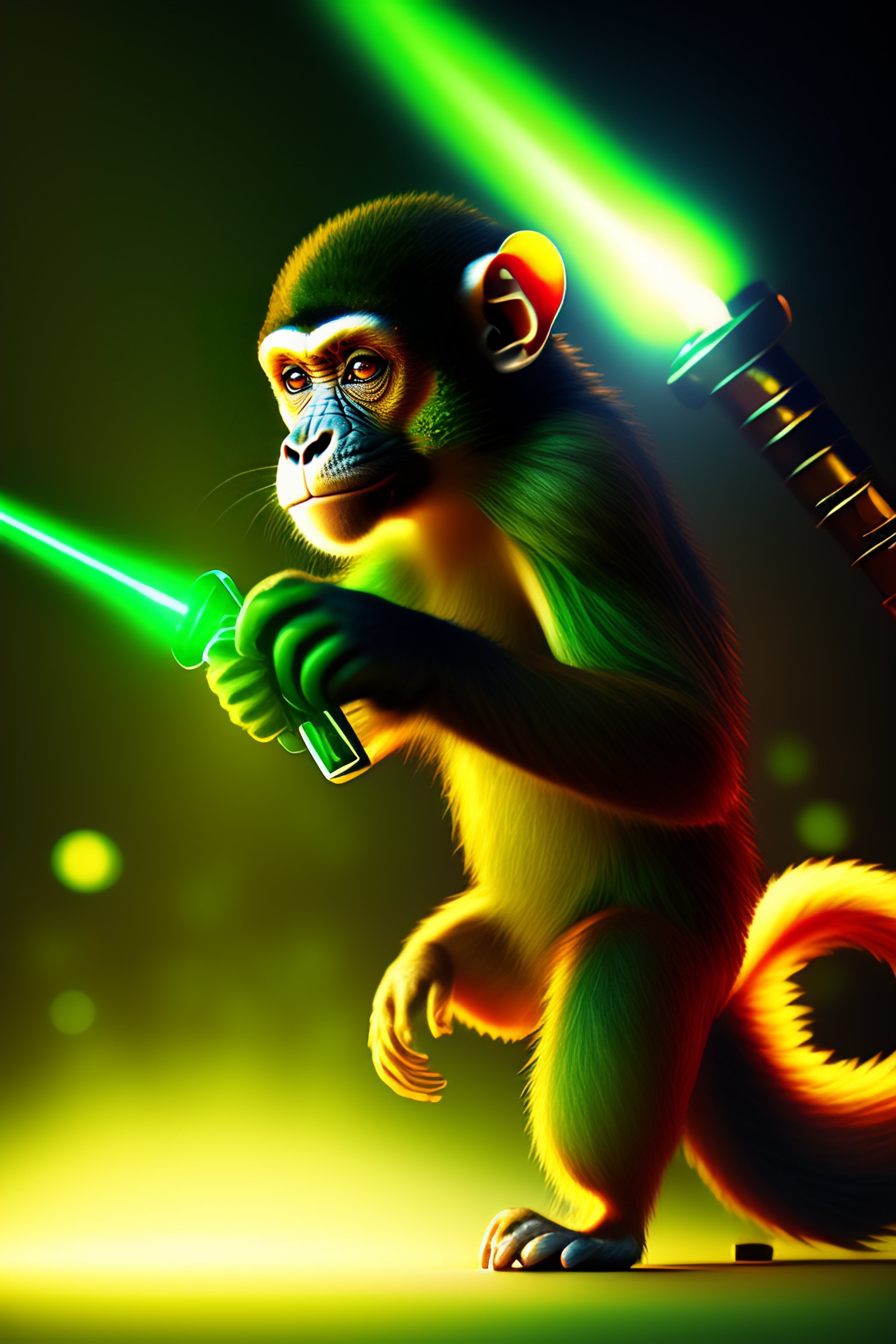 Lexica - Hooligan anthropomorphic monkeys fighting against ...