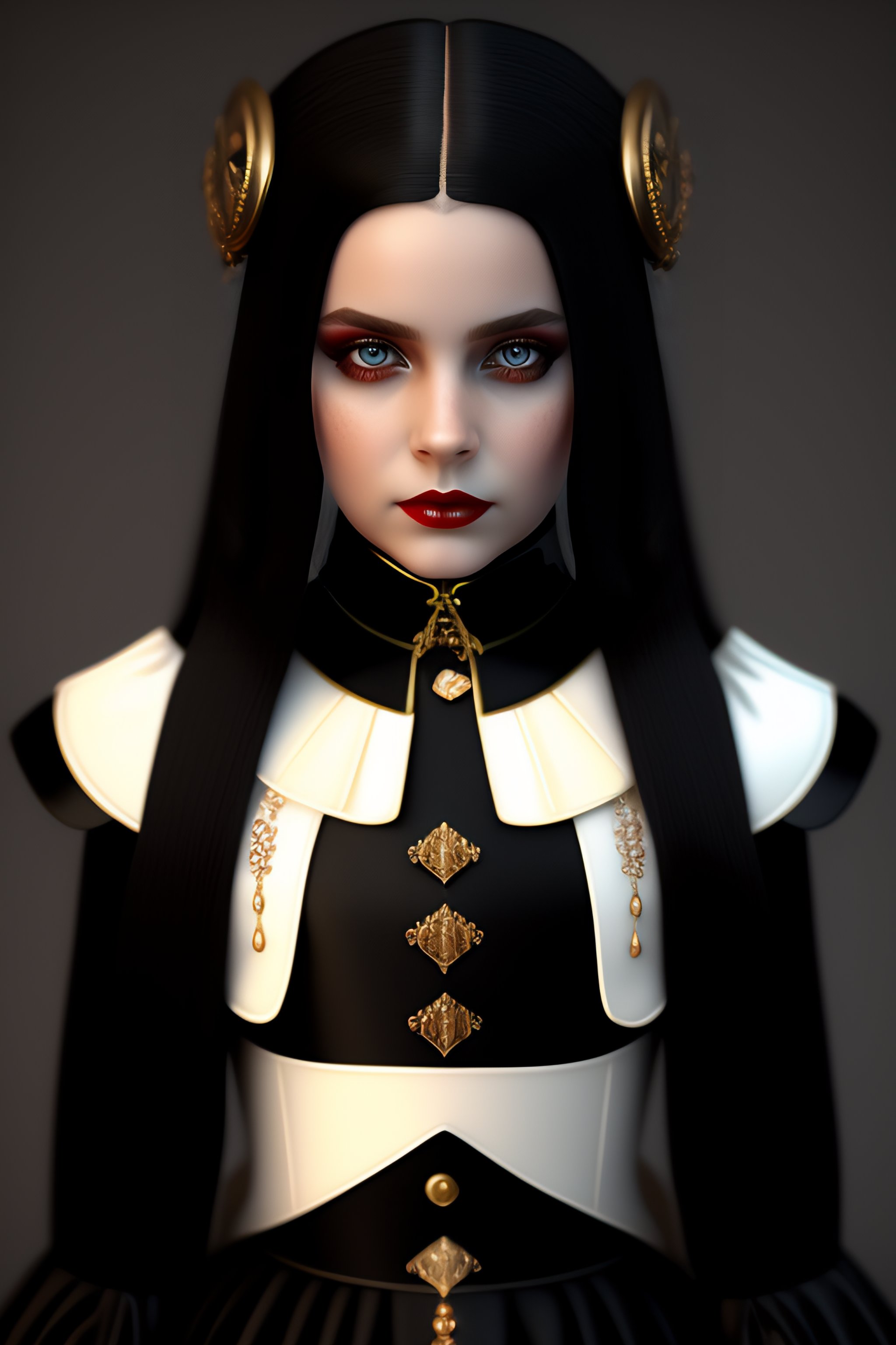 Lexica - Young stunning Wednesday Addams evil expression wearing ...