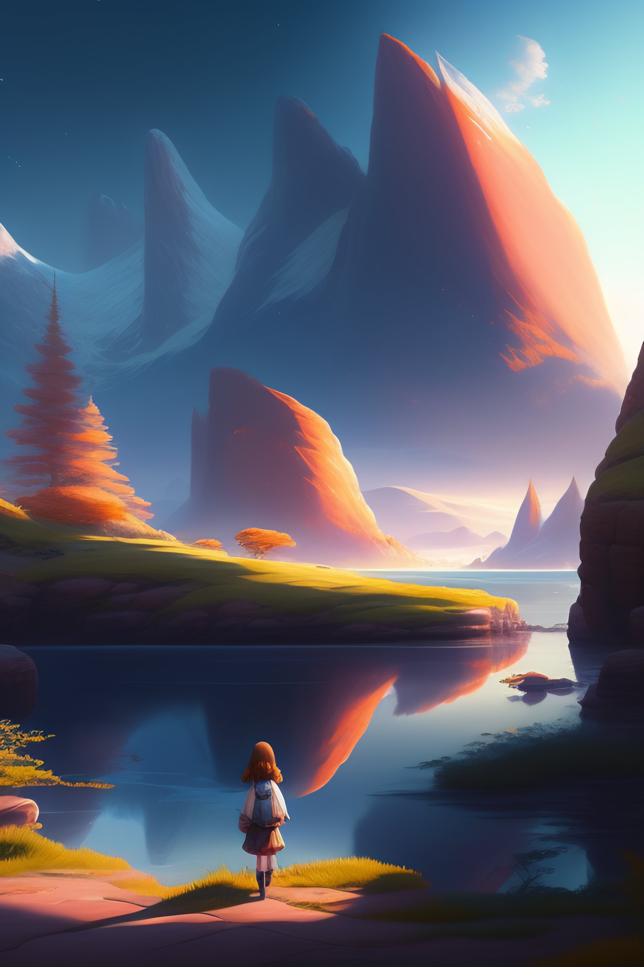 Lexica - Highly detailed oil painting, Studio Ghibli, Jessica Rossier ...