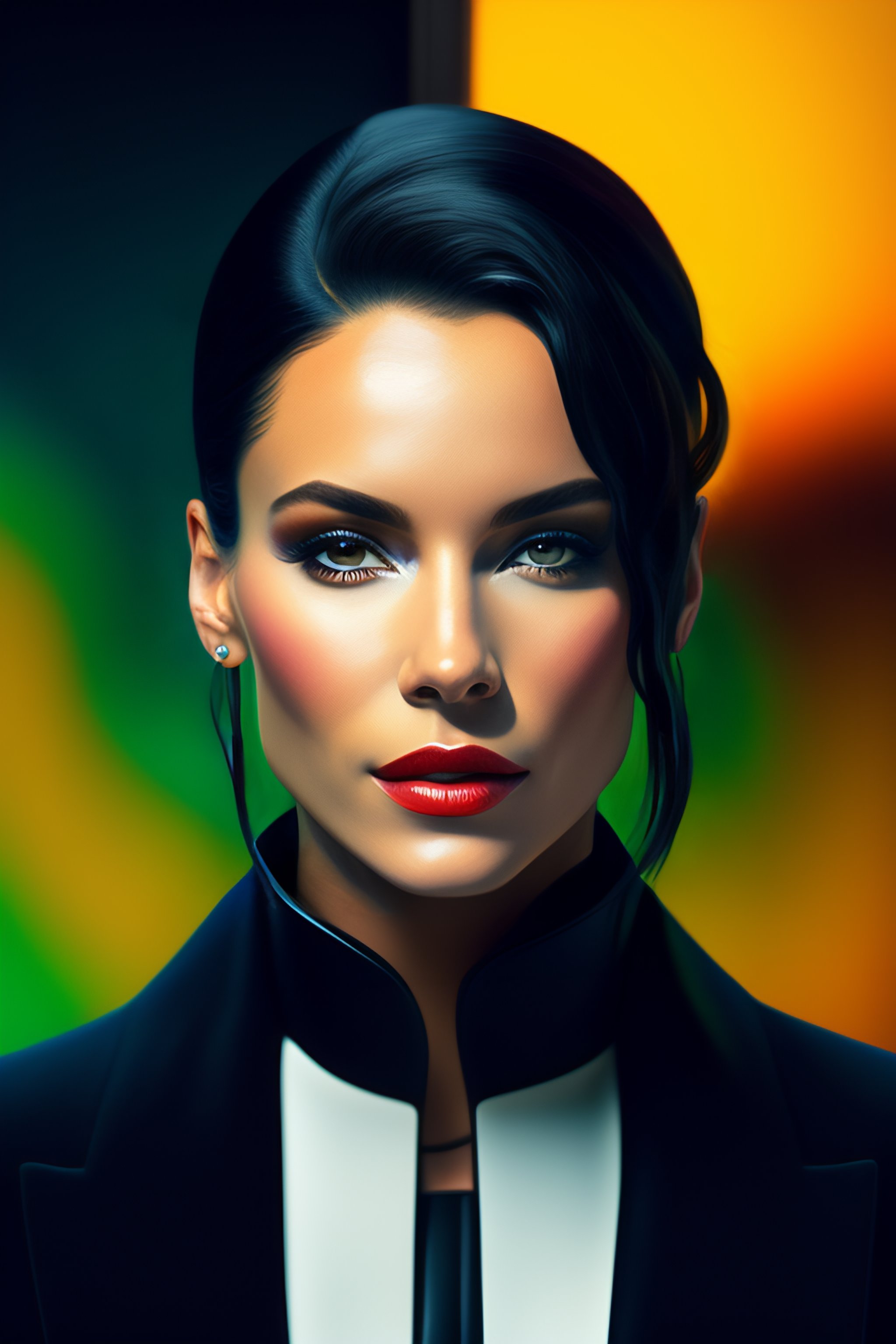 Lexica - Portrait of the matrix