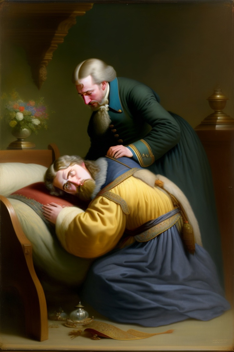 Lexica - Man rescuing a dying man, 19th century style