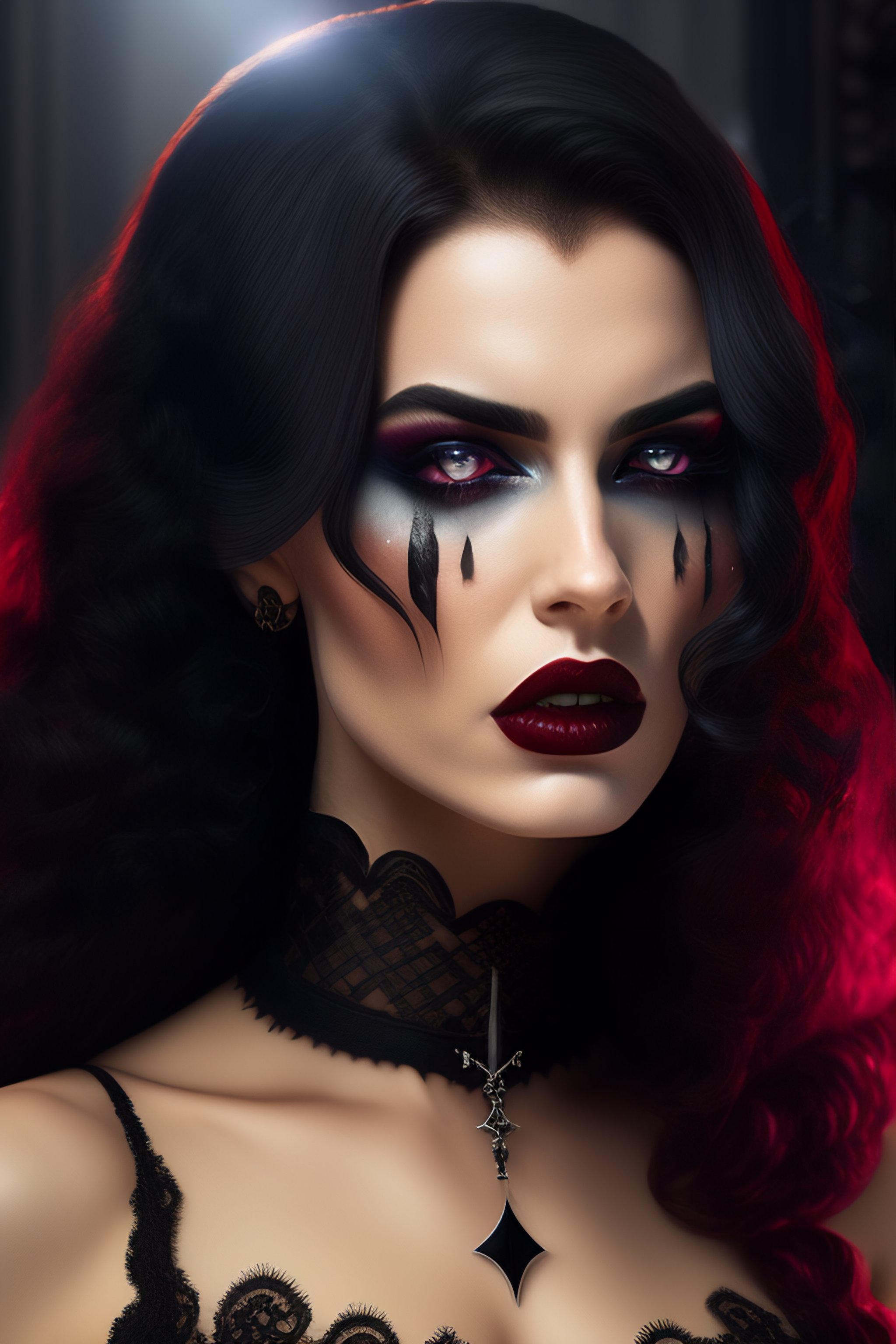 Lexica - Gothic vampire crying