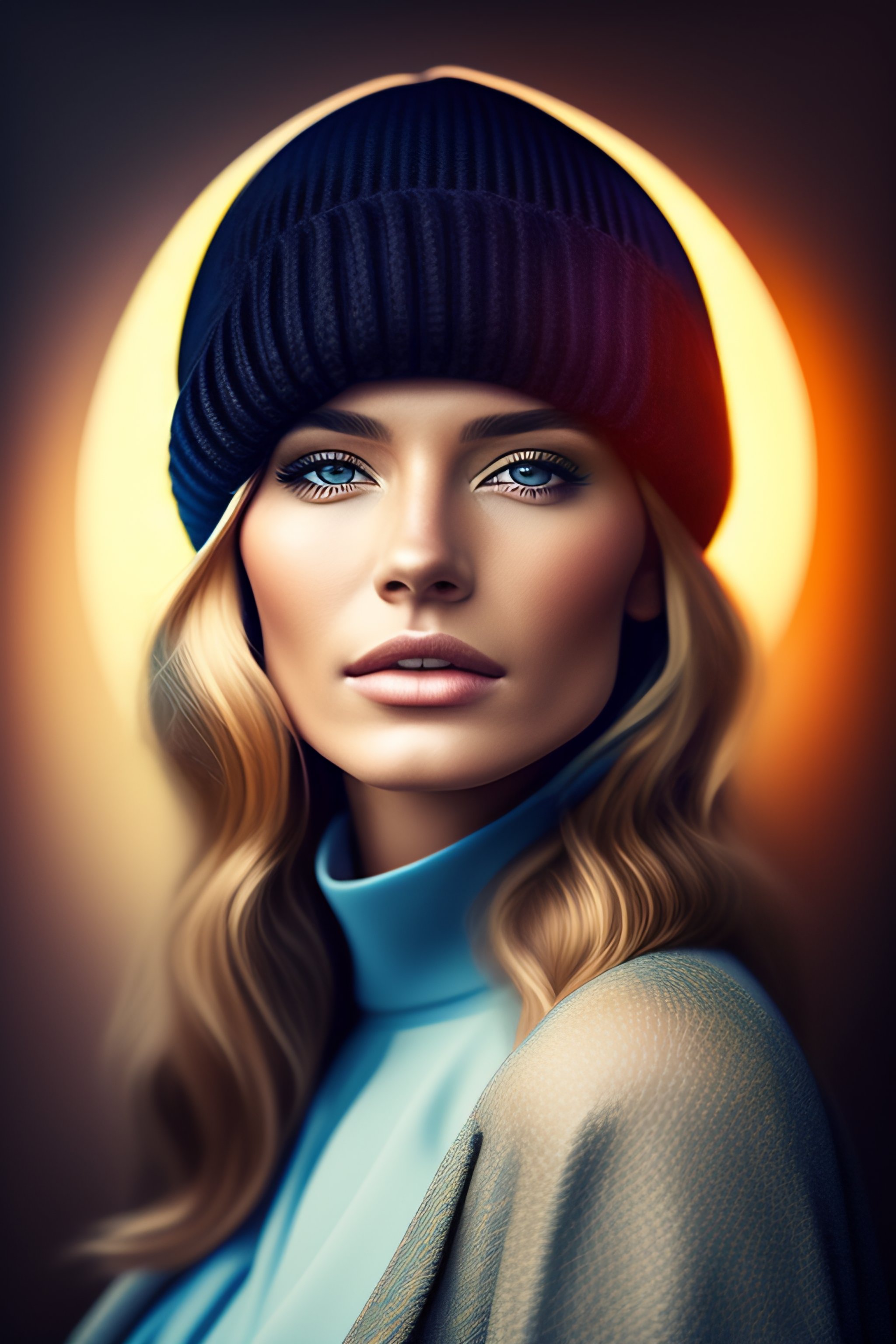Lexica - Realistic portrait in photostudio with modern fashion