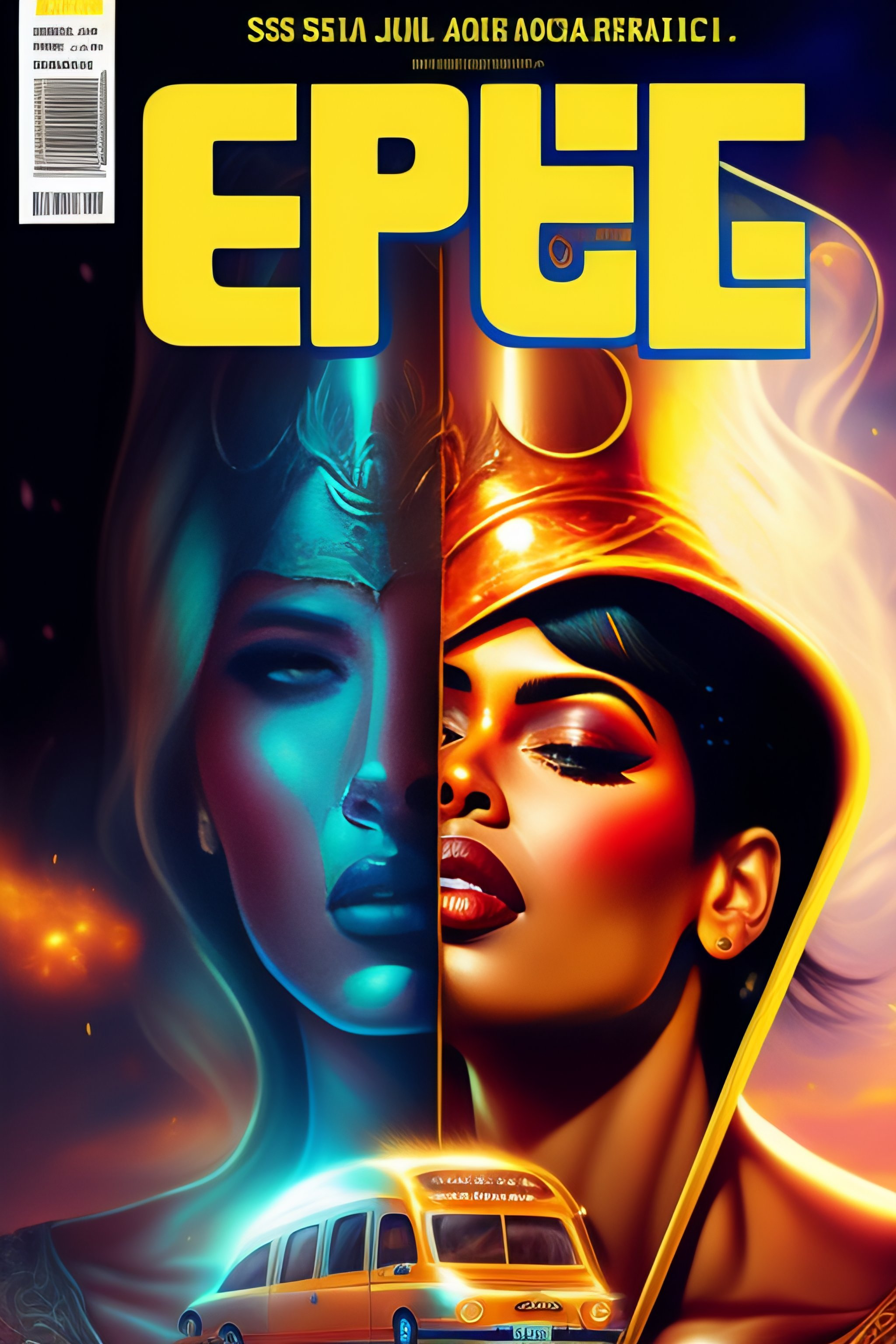 Lexica - Epic comic book cover