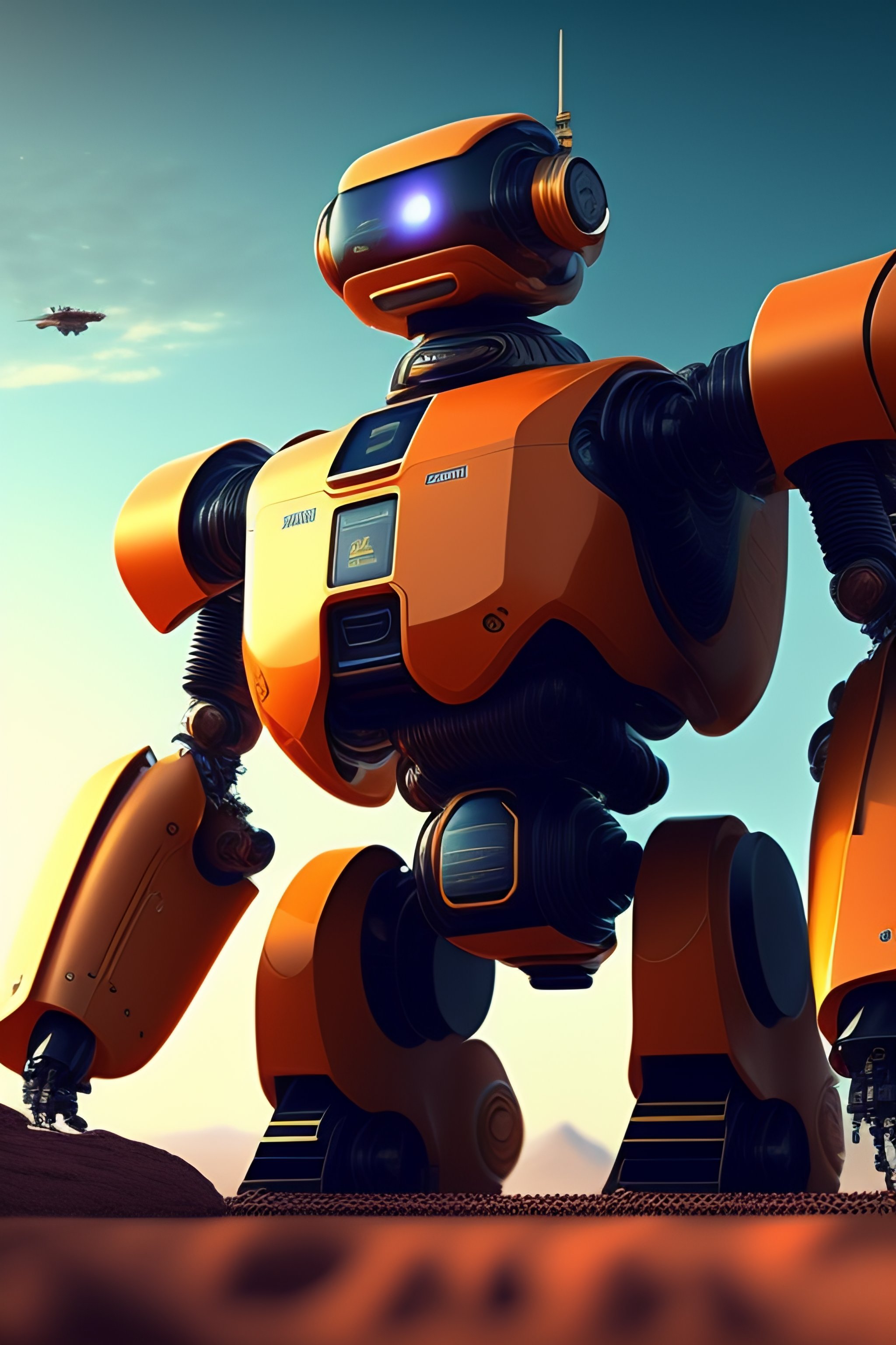 Lexica - Robots gods technology 8k