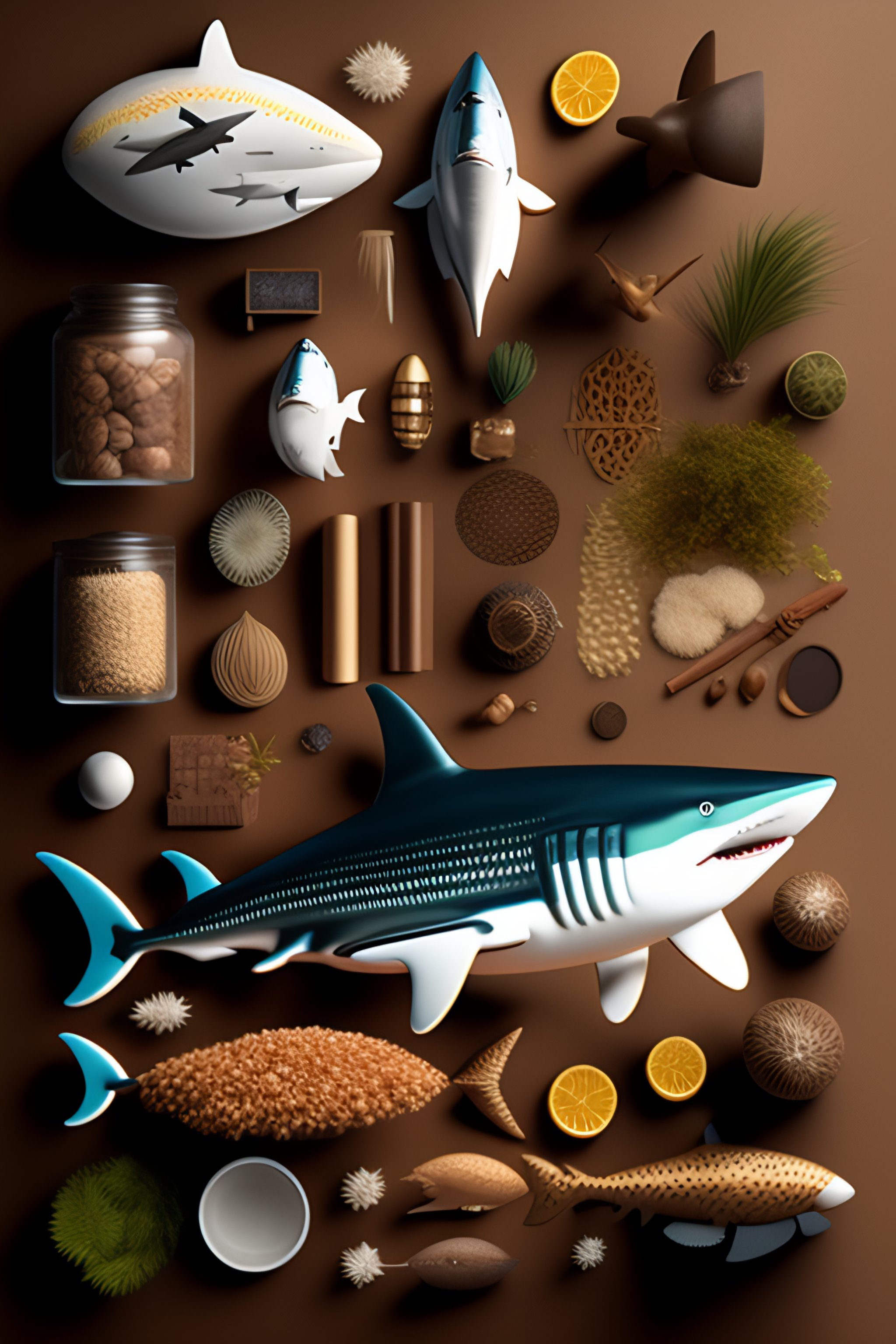 Lexica - 'Shark, Costumes and props, Knolling, Knolling layout, Earth ...